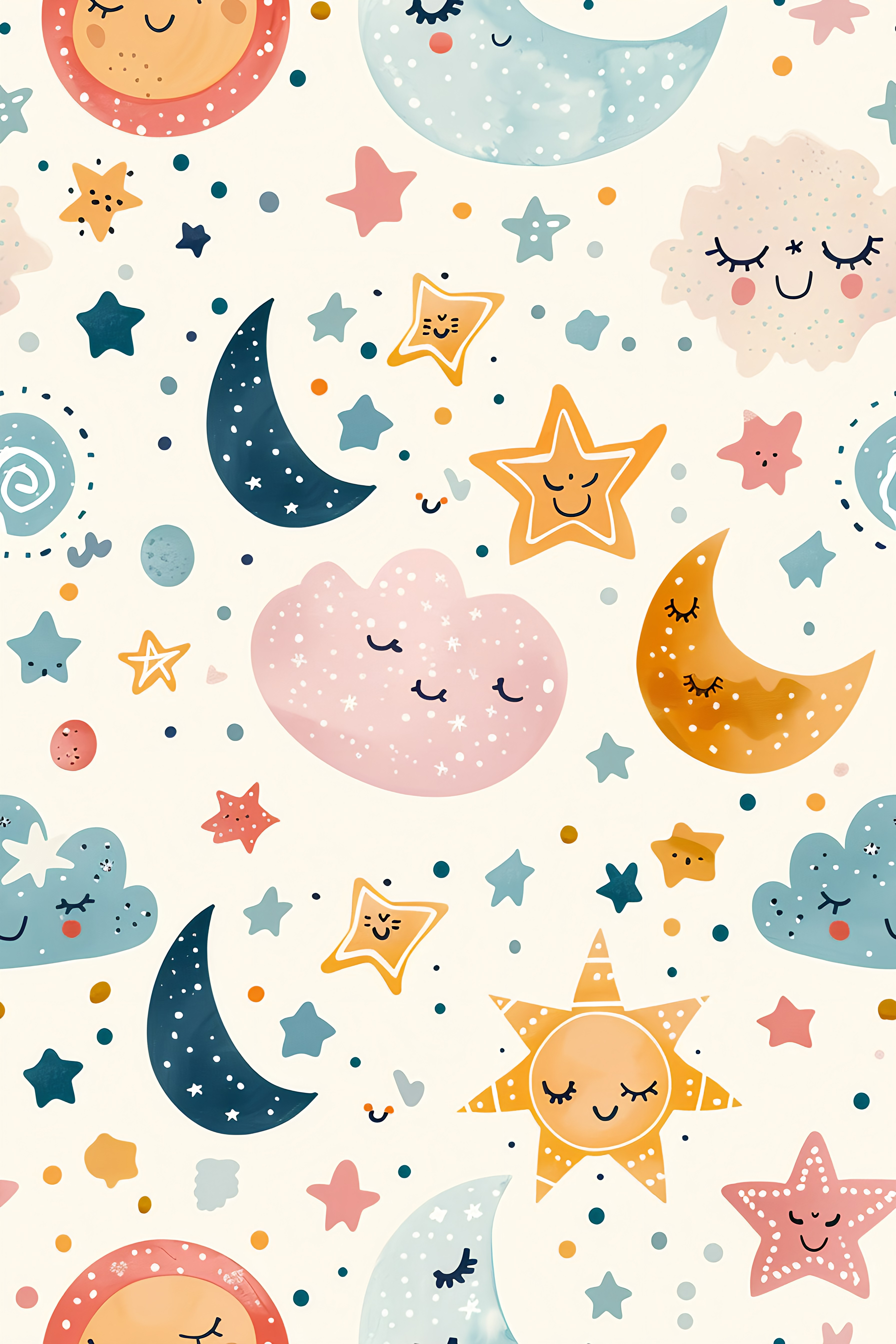 Whimsical Celestial Illustration Illustration on Lummi