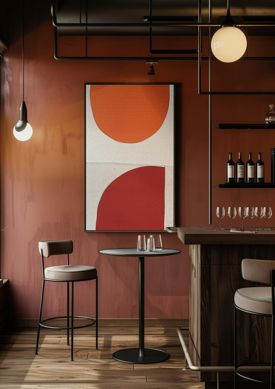 Modern Bar Interior Design Photo on Lummi