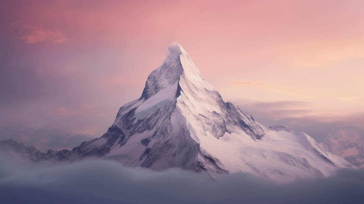 Blade Peak at Twilight Photo on Lummi