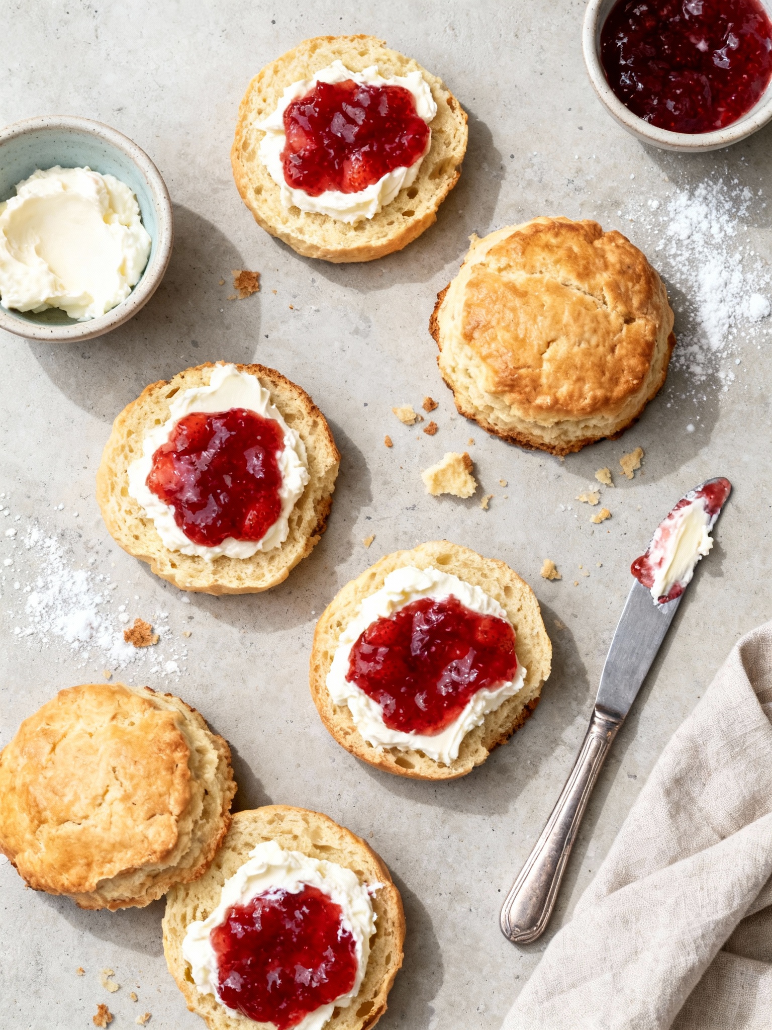 Rustic Scones Display Photo on Lummi