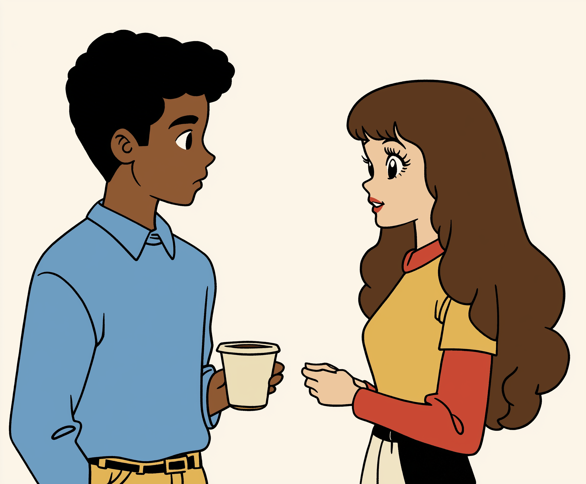 Animated Conversation Illustration on Lummi