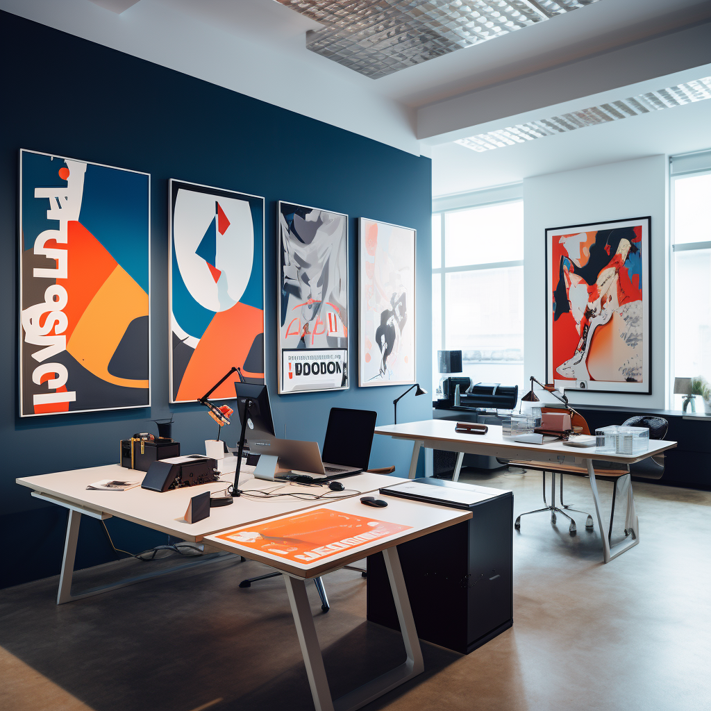 Artistic and Contemporary Tech Workspace Photo on Lummi
