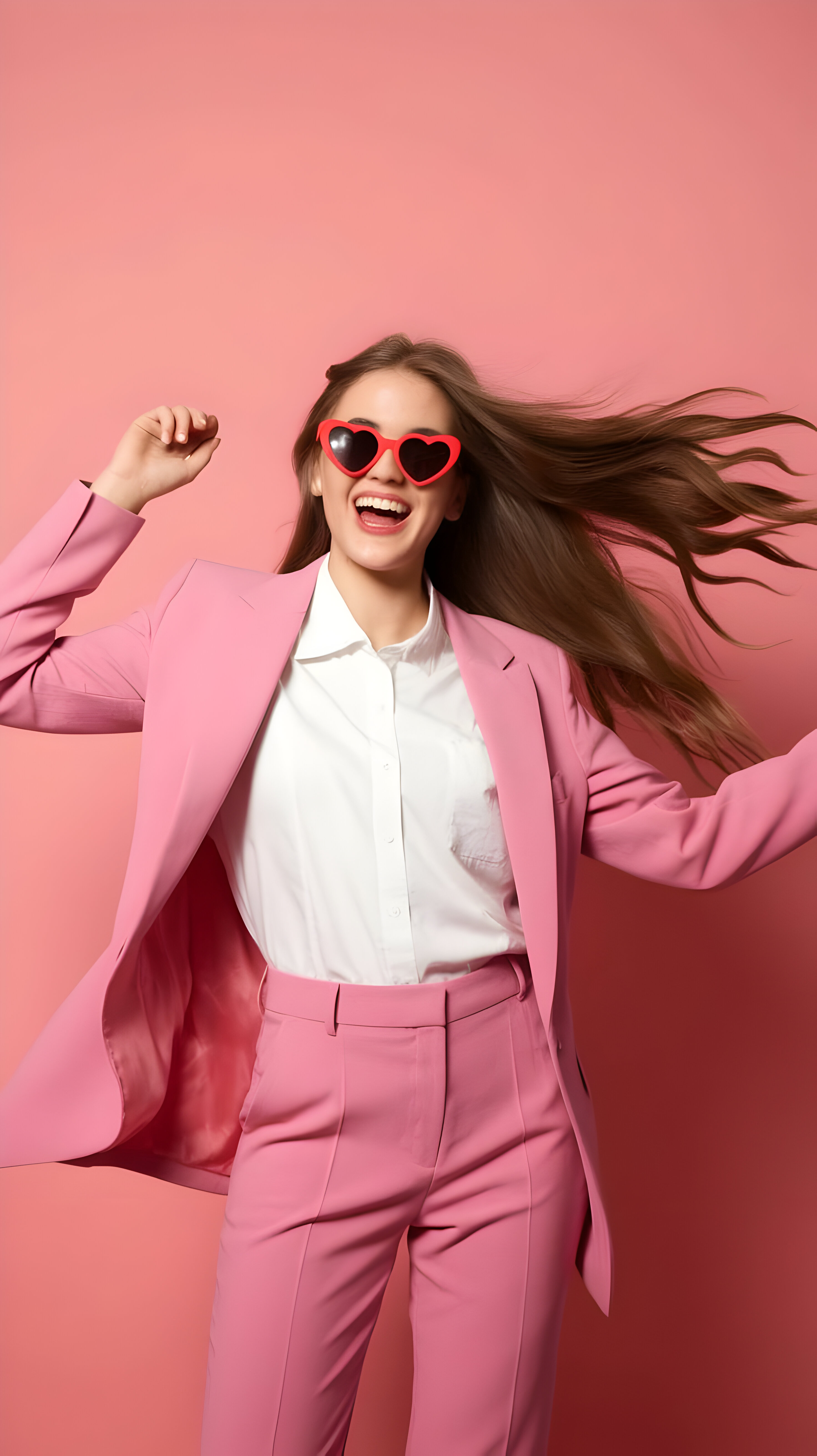 Vibrant Pink Portrait Photo on Lummi