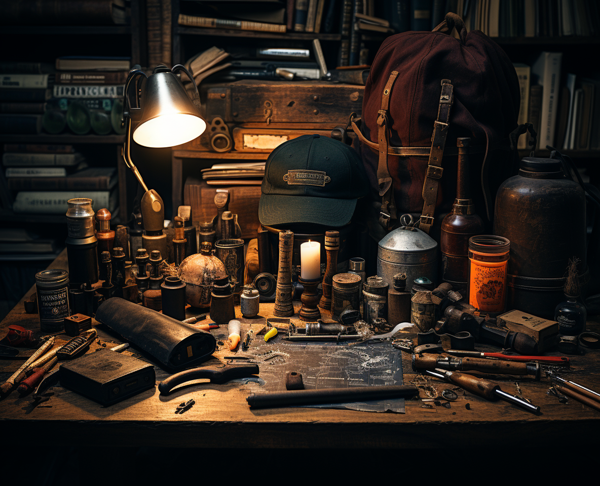 Vintage Explorer's Desk Photo on Lummi