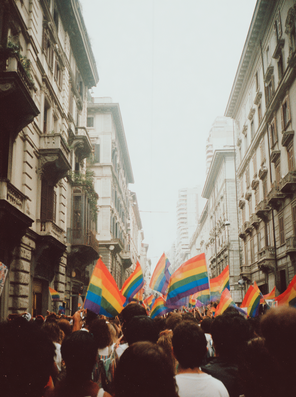 Pride Parade Street Scene Photo on Lummi