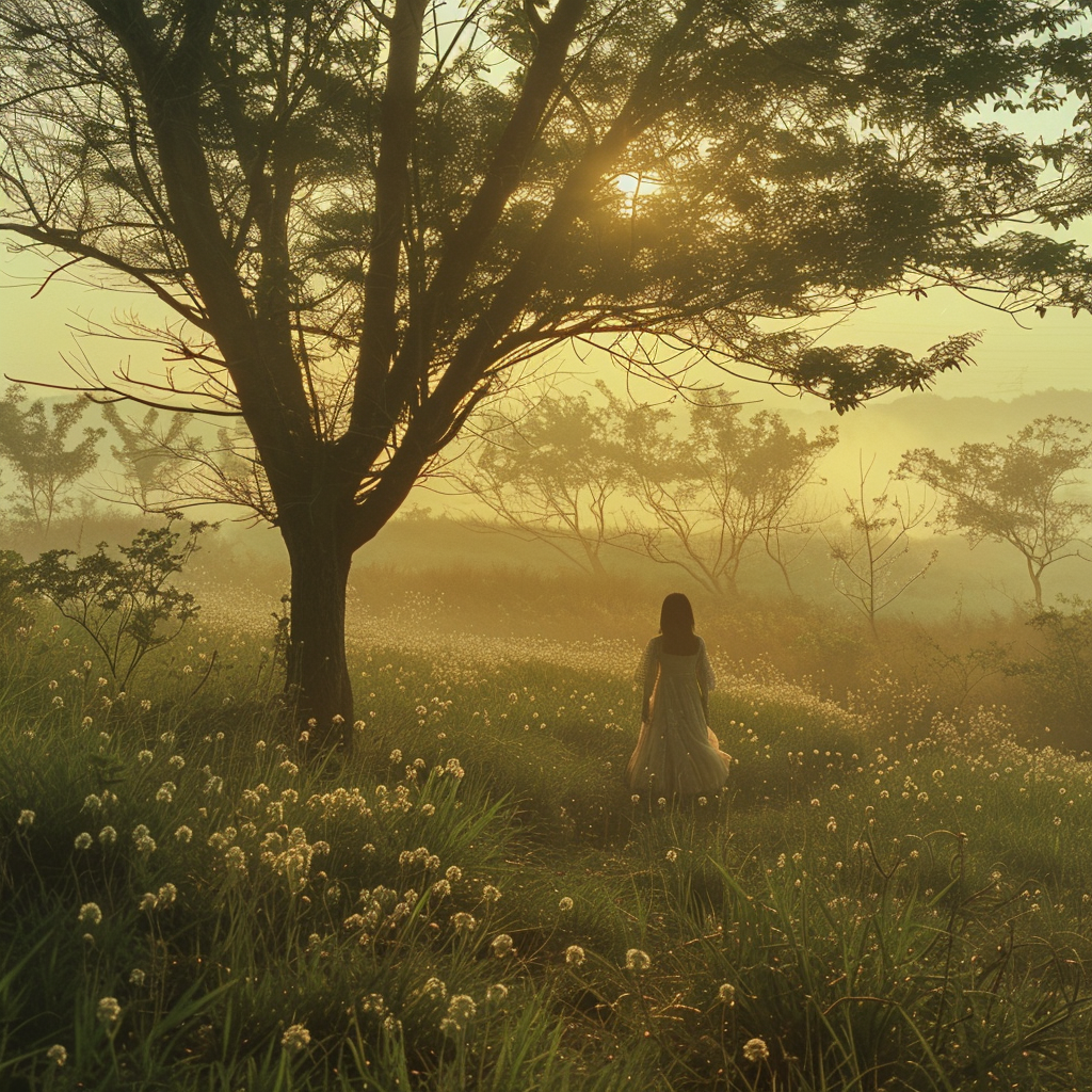 Ethereal Meadow Wanderer Photo on Lummi