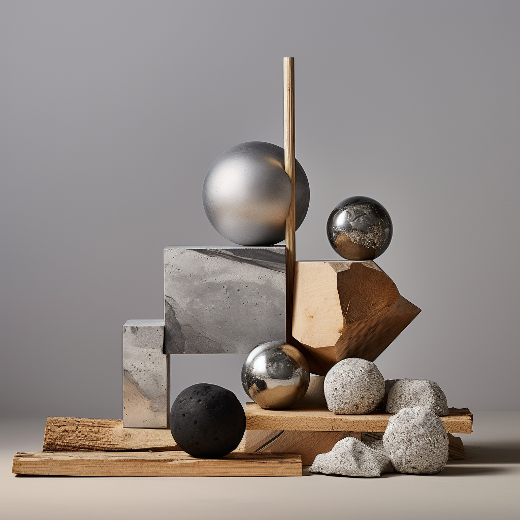 Geometric Harmony: Textures and Tones Photo on Lummi