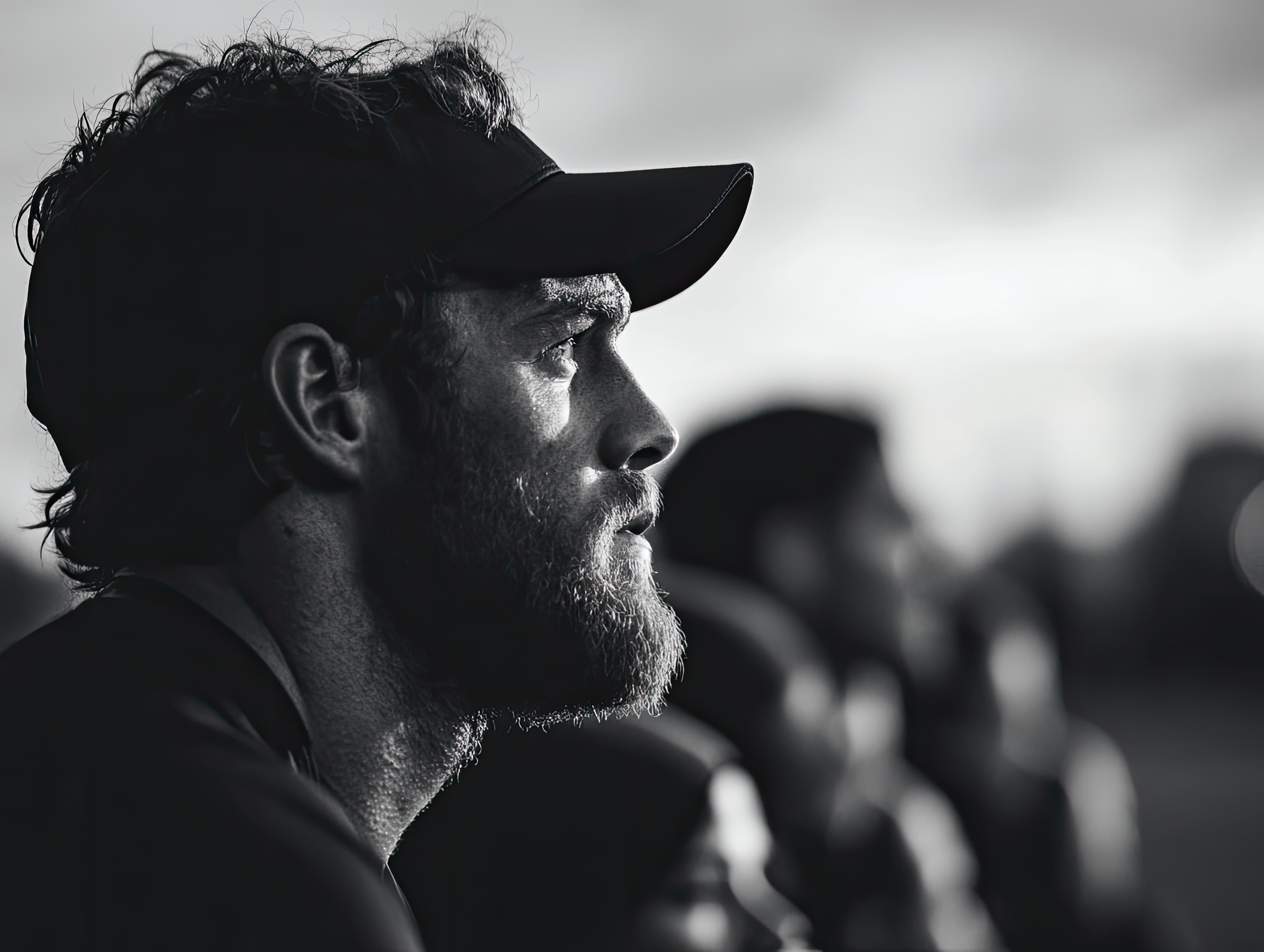 Rugged Man in Profile Photo on Lummi