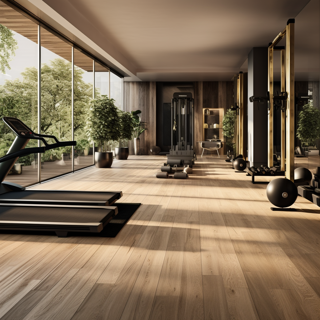 Serene Luxury Indoor Gym Photo on Lummi