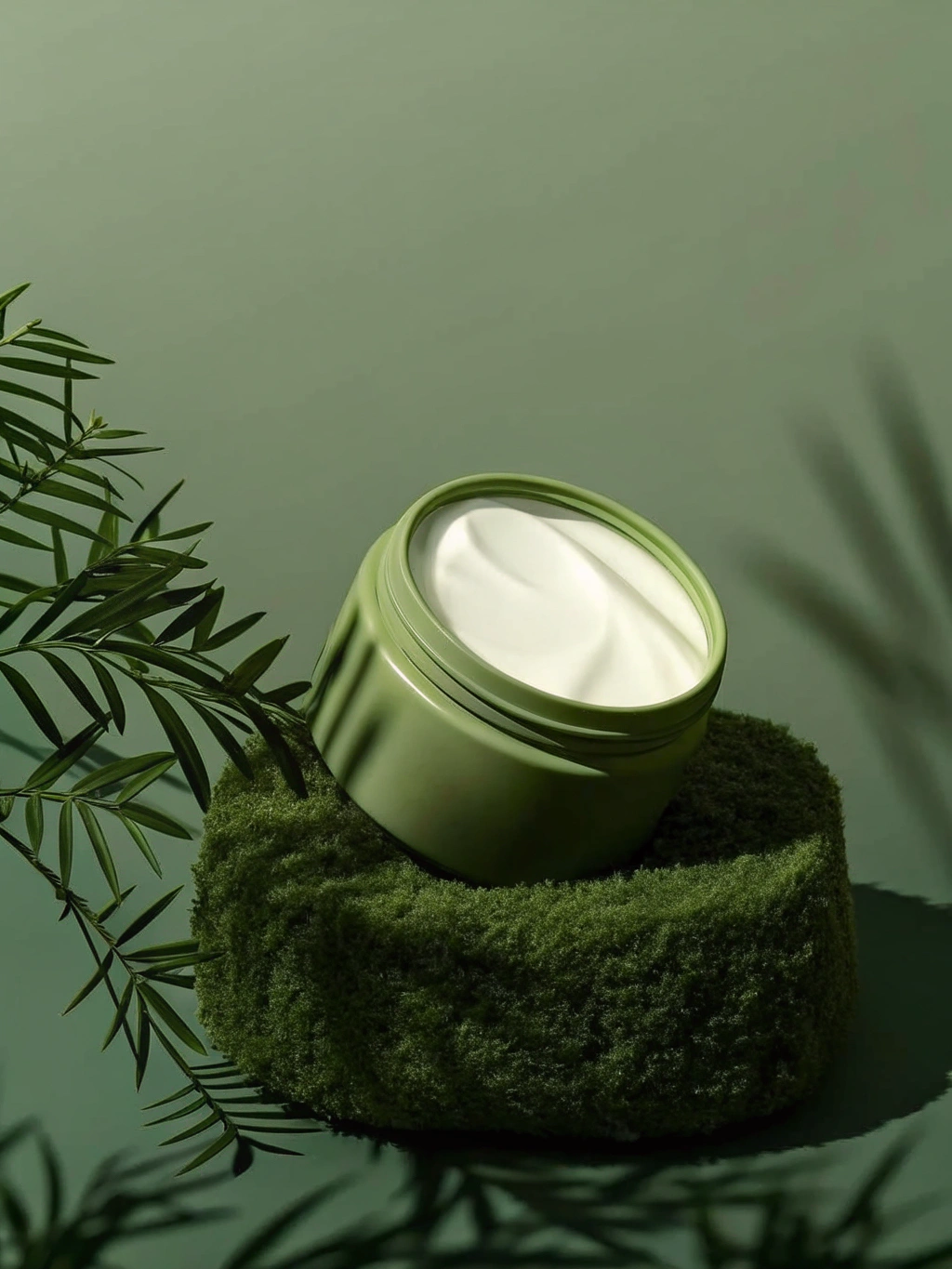 Green Cream Jar Display Photo on Lummi