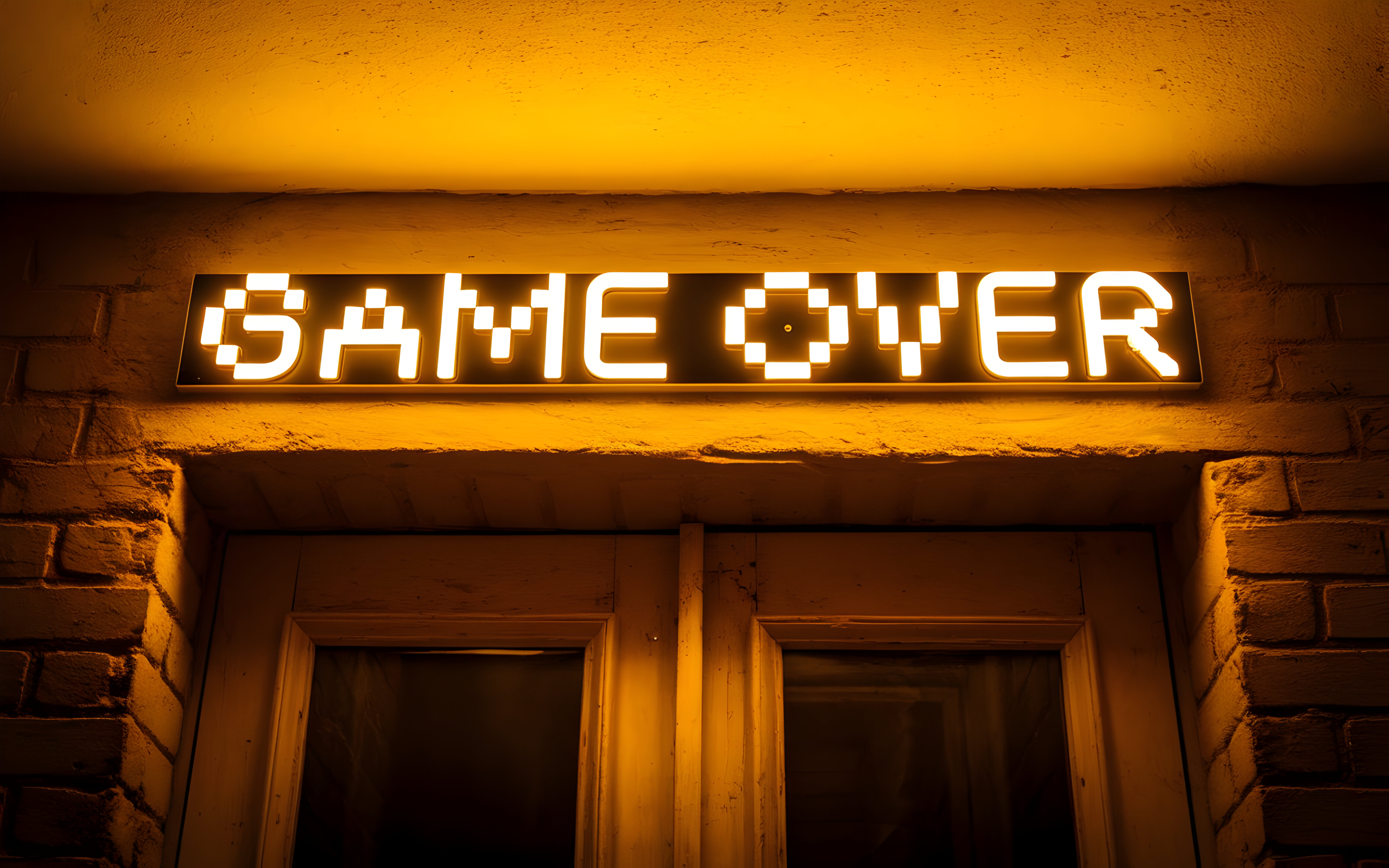 Game Over Neon Sign Photo on Lummi