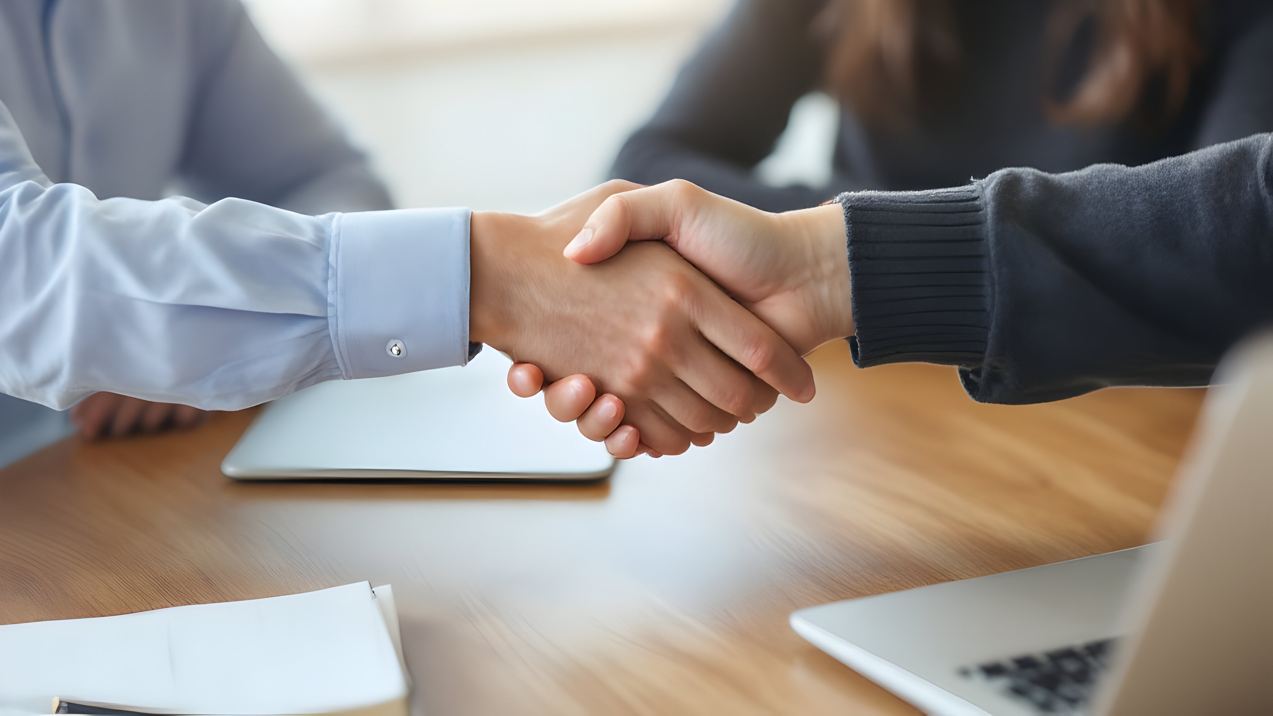 Handshake Agreement Photo on Lummi