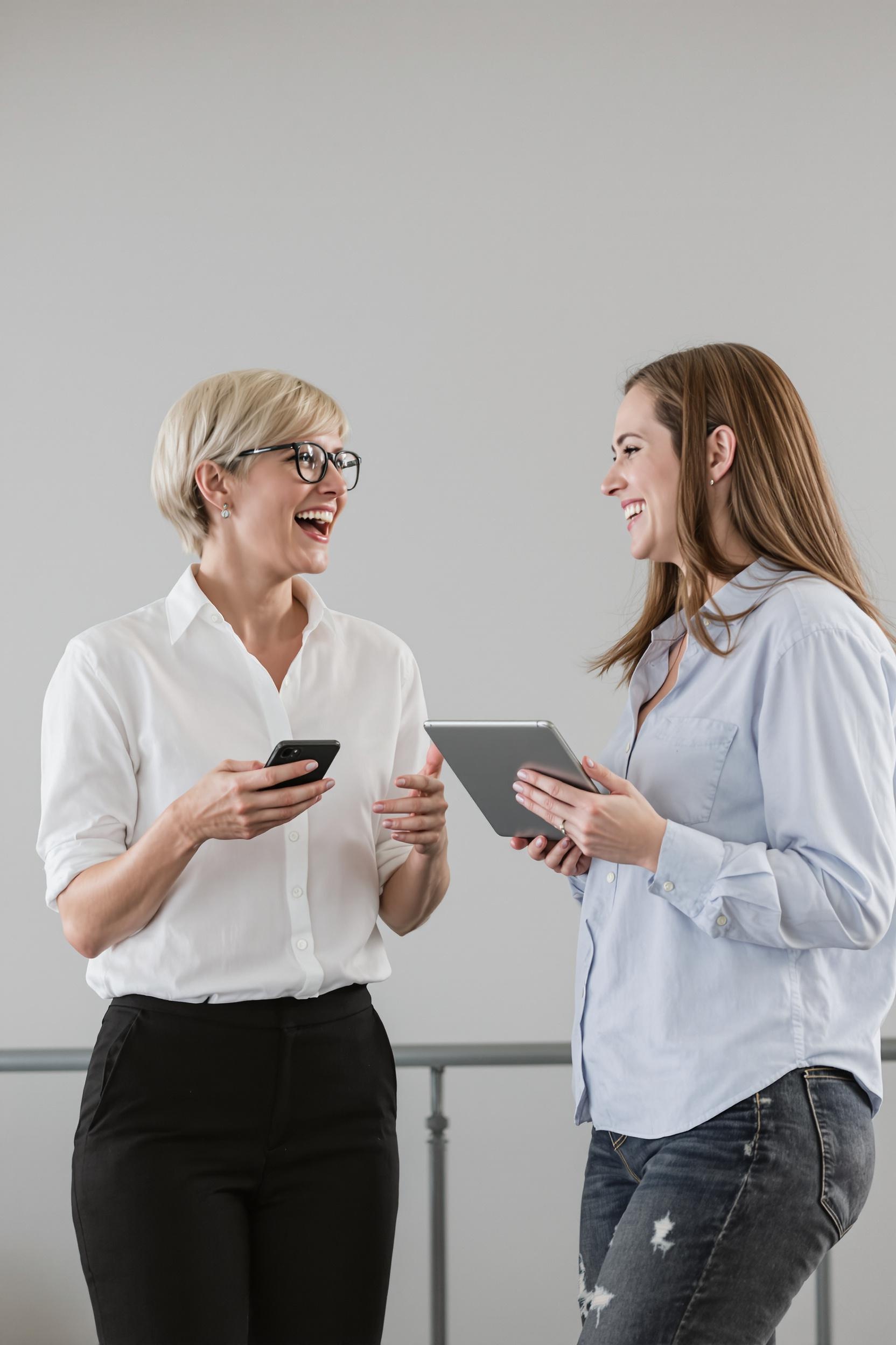 Friendly Office Chat Photo on Lummi