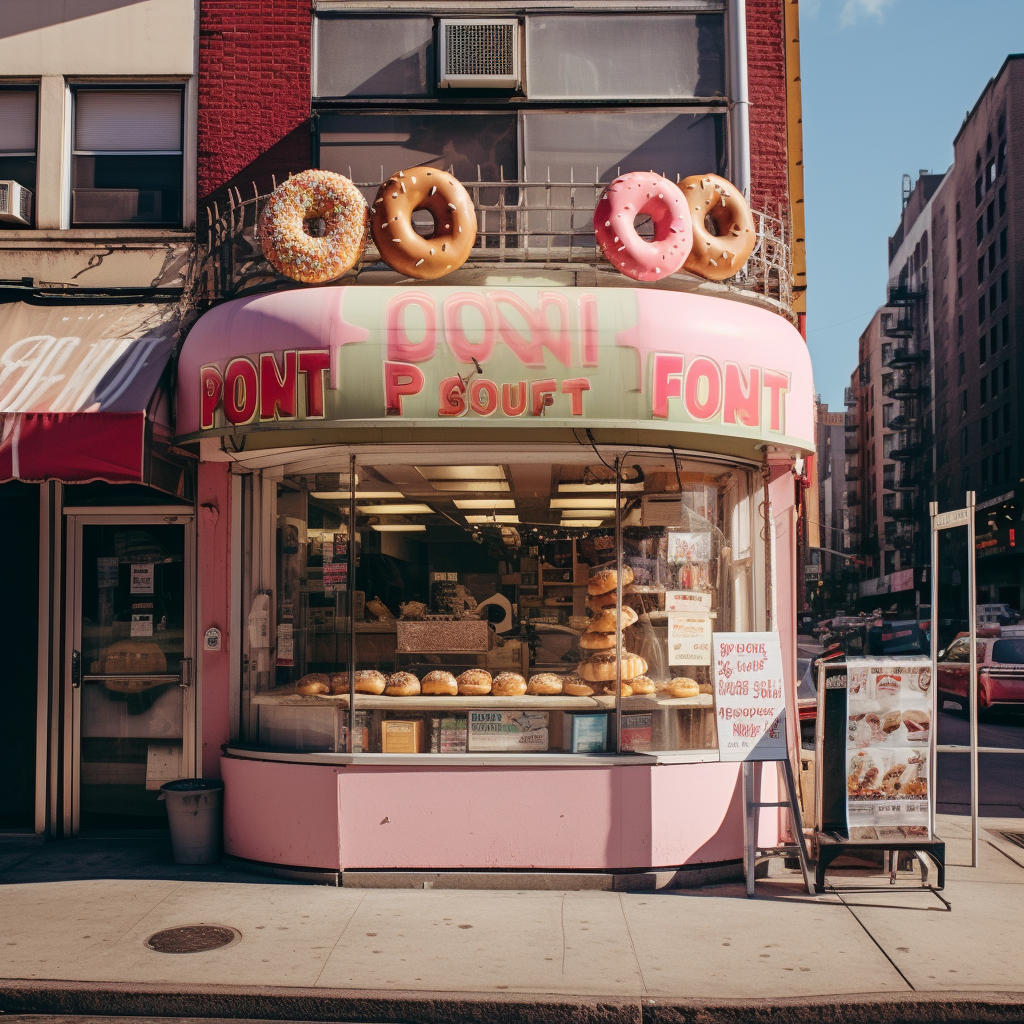 Retro Pastel Donut Haven Photo on Lummi