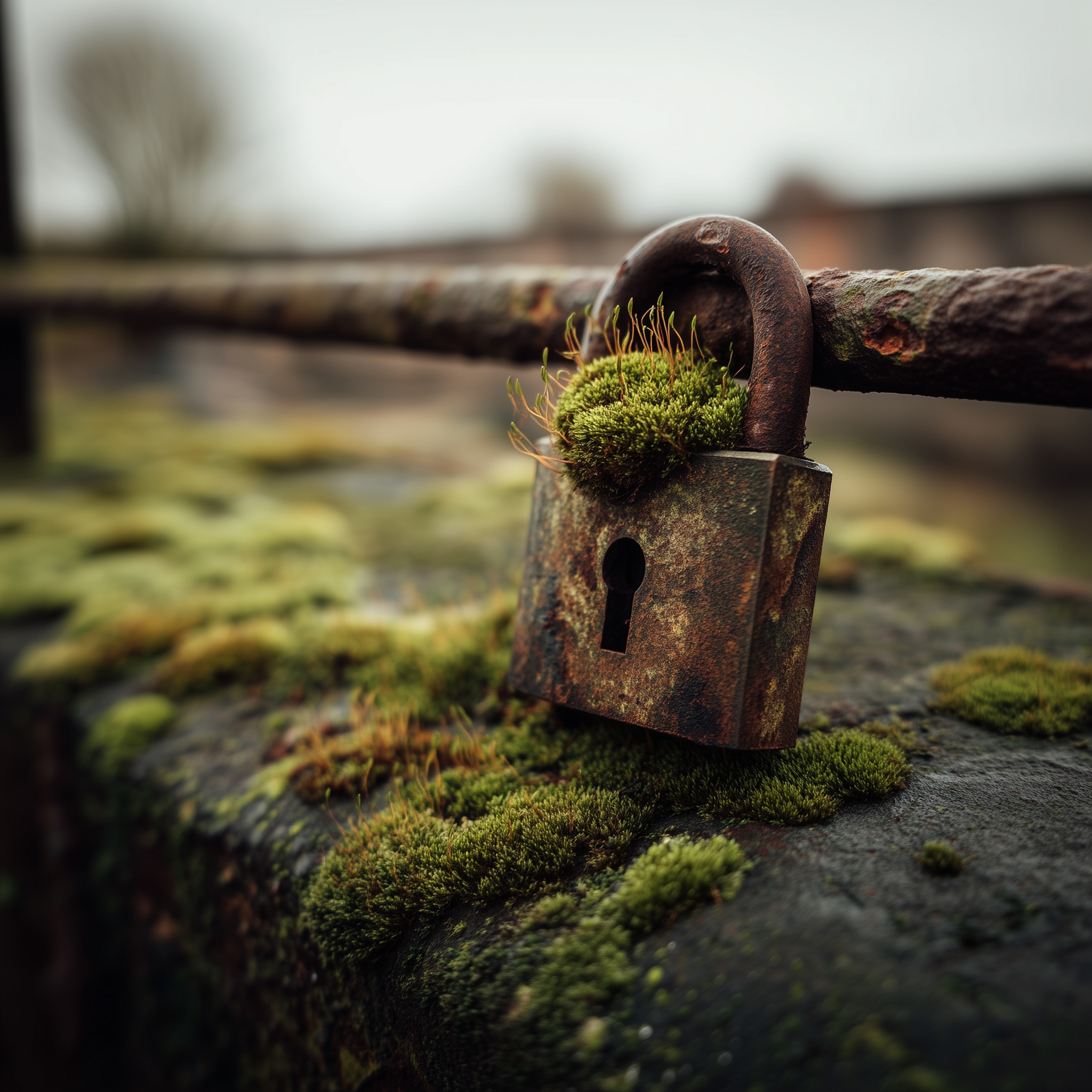 Rusted Padlock Close-Up Photo on Lummi