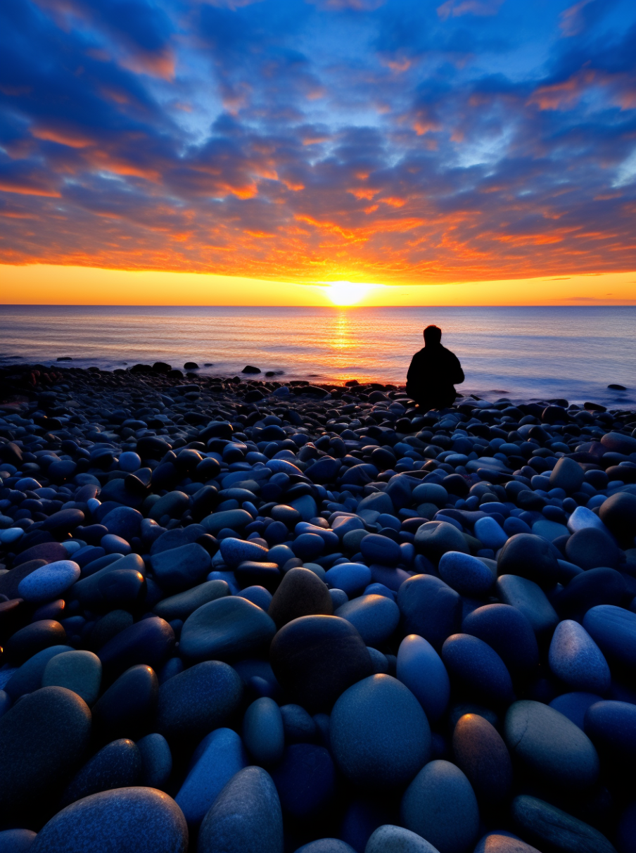 Contemplation at Dusk Photo on Lummi