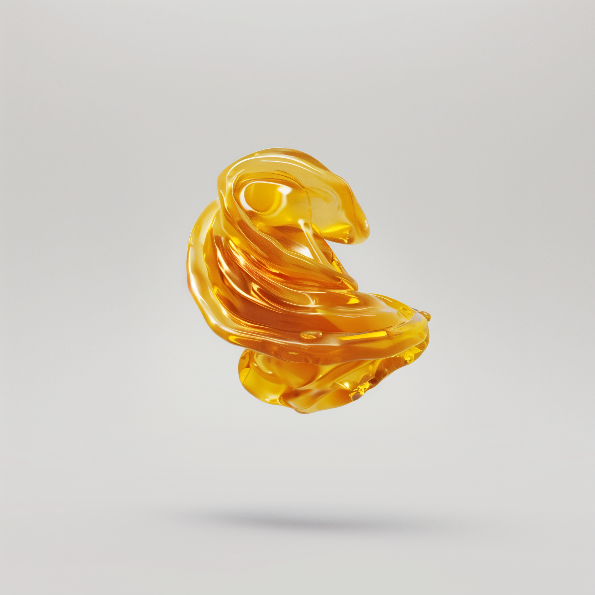 Lummi 3D - Abstract Golden Form