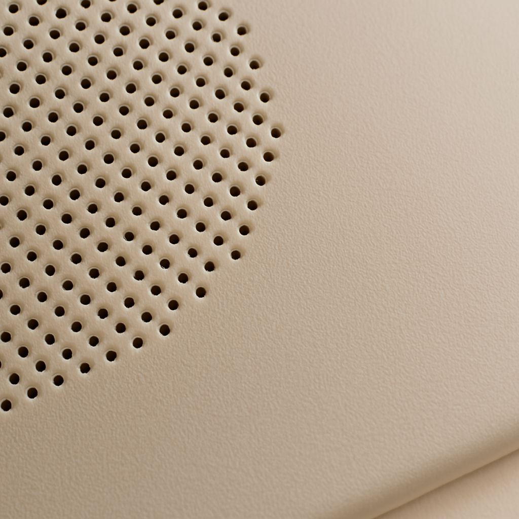 Perforated Beige Texture Photo on Lummi