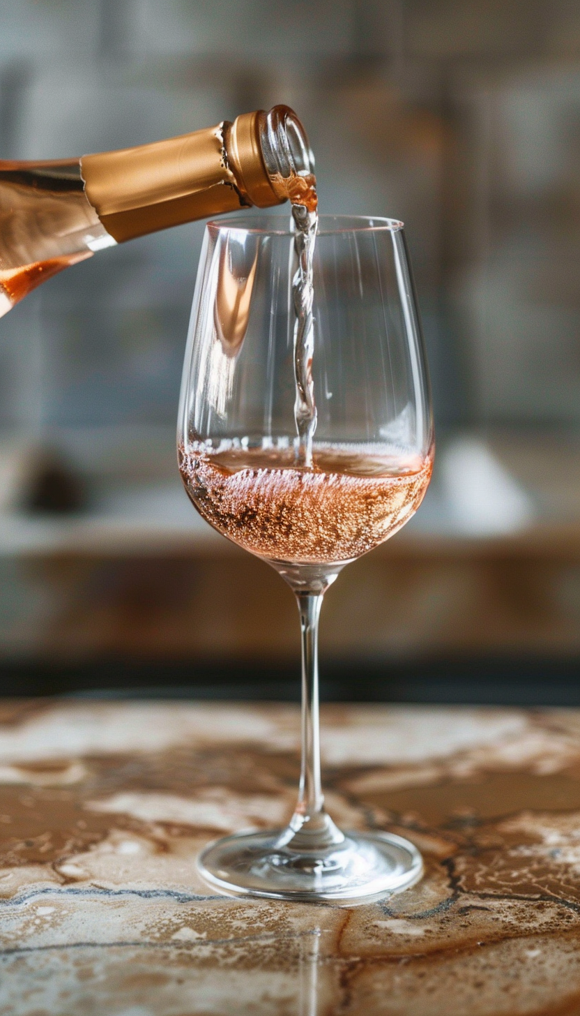 Elegant Wine Pouring Photo on Lummi