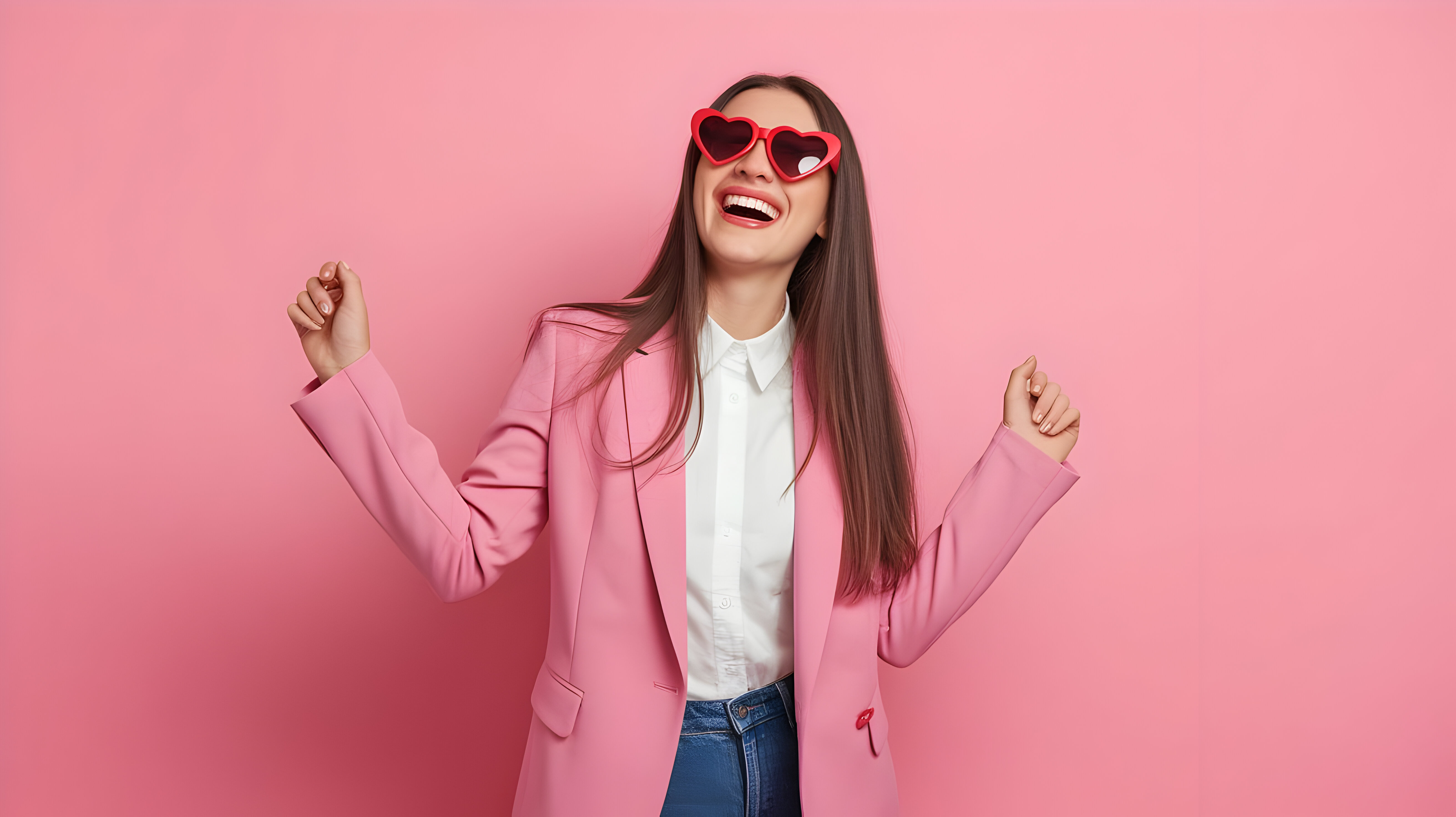 Stylish Pink Portrait Photo on Lummi