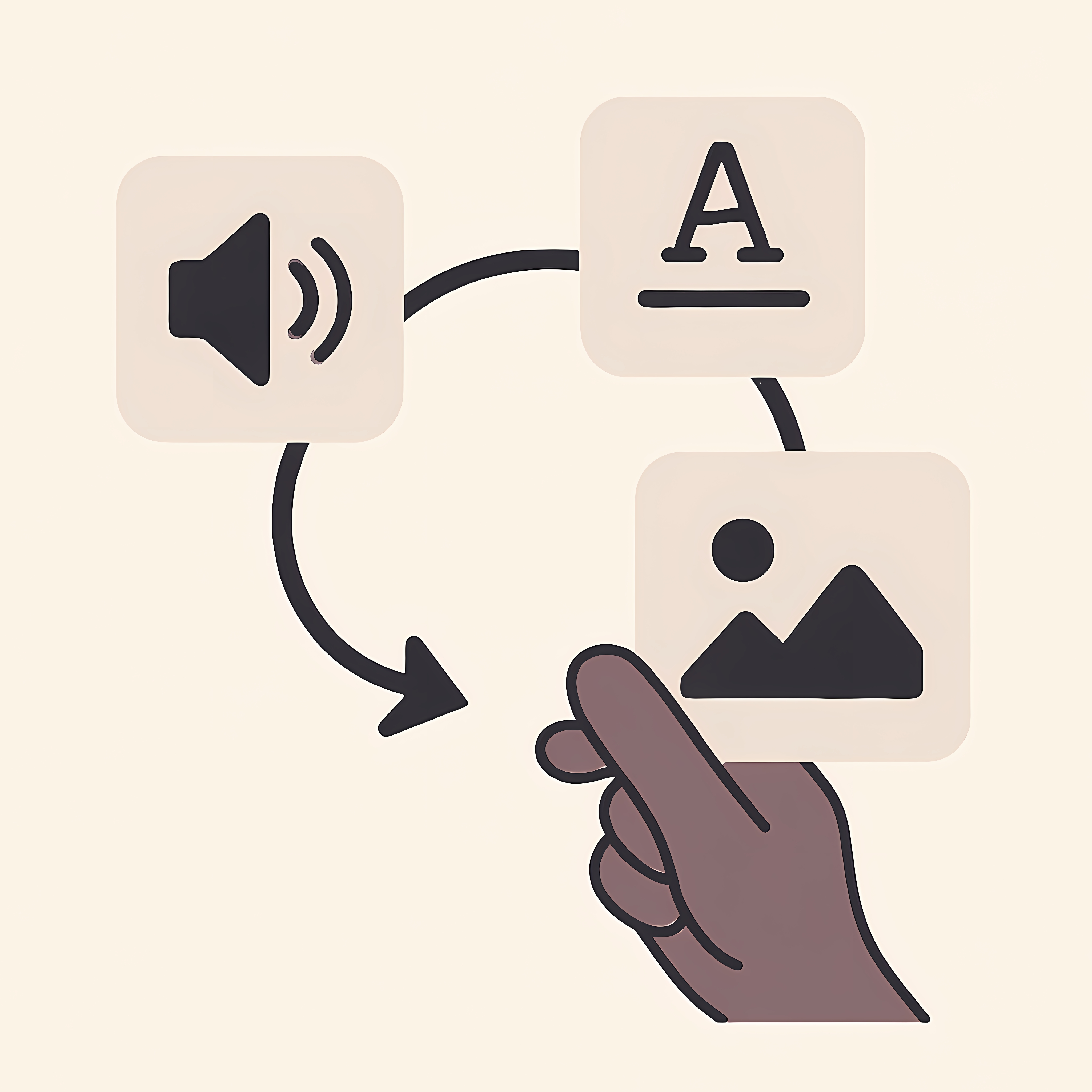 Media Transformation Art Illustration on Lummi