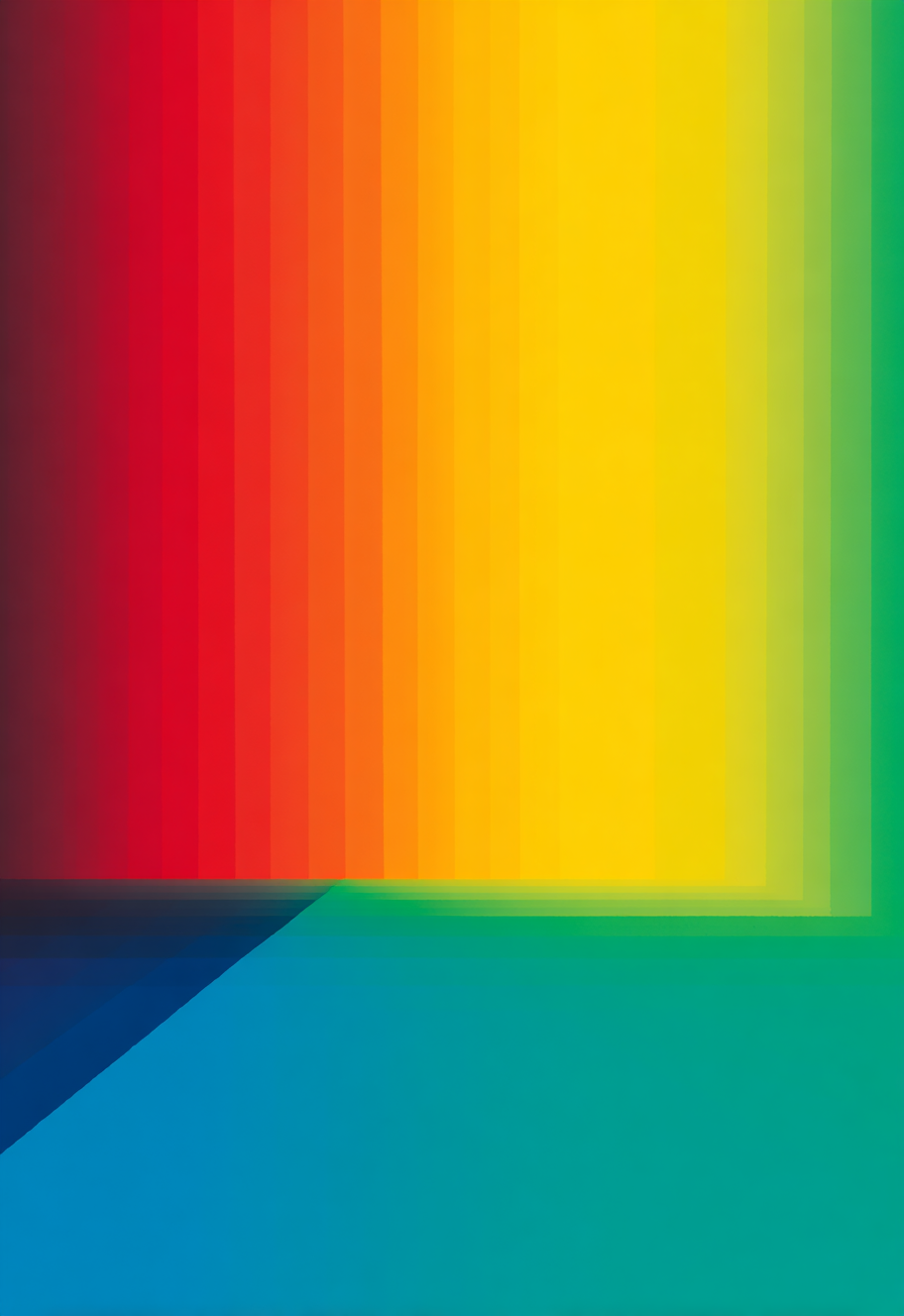 Gradient Spectrum Art Illustration on Lummi