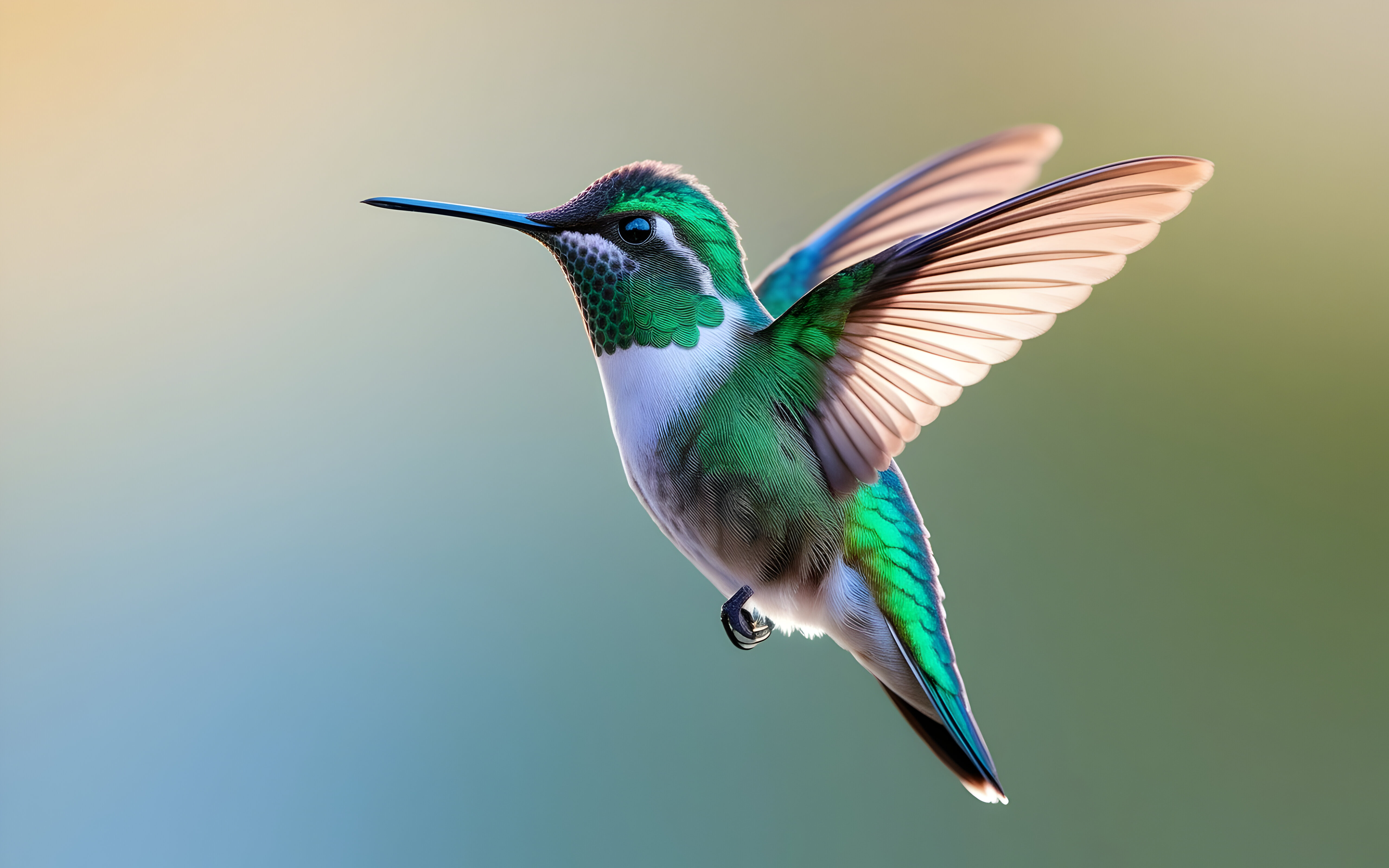 Hummingbird in Flight Photo on Lummi