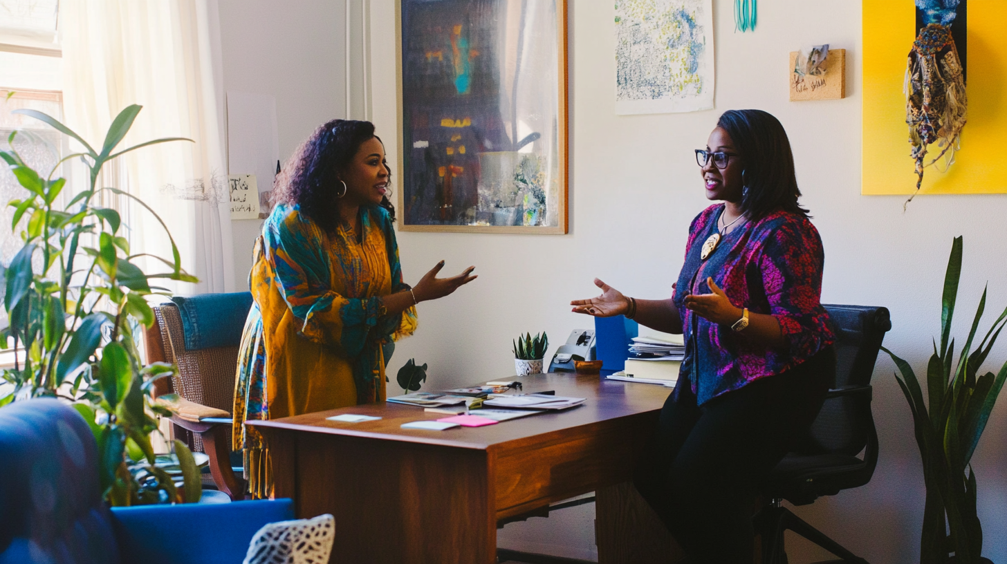 Office Conversation Photo on Lummi