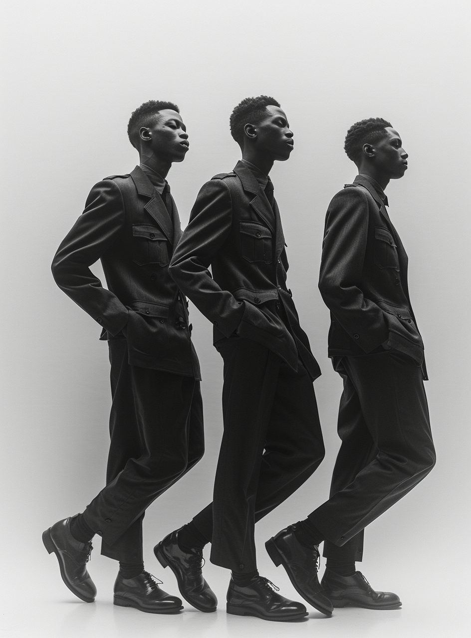 Monochrome Male Models in Suits Photo on Lummi