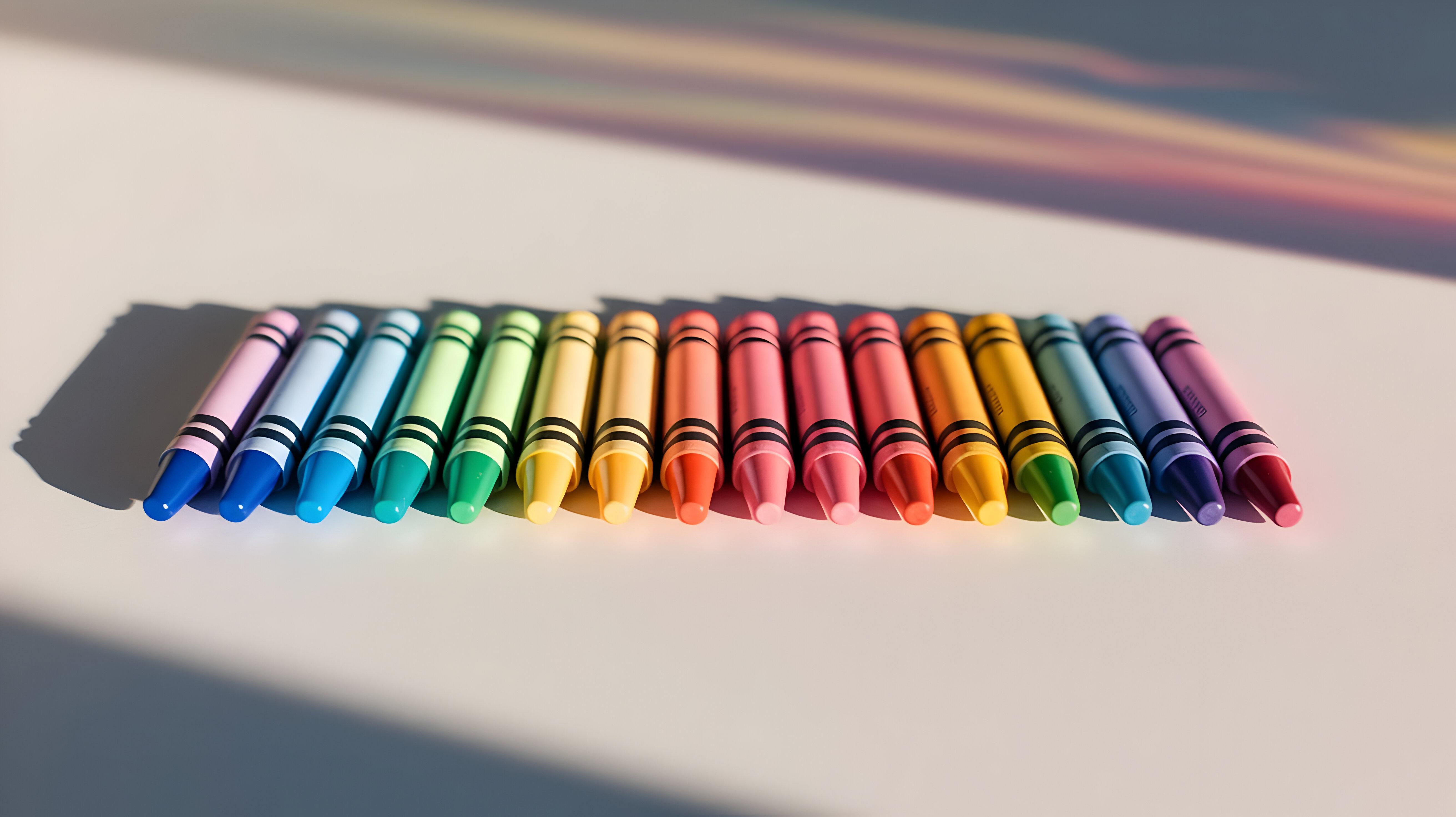 Colorful Crayon Gradient Photo on Lummi