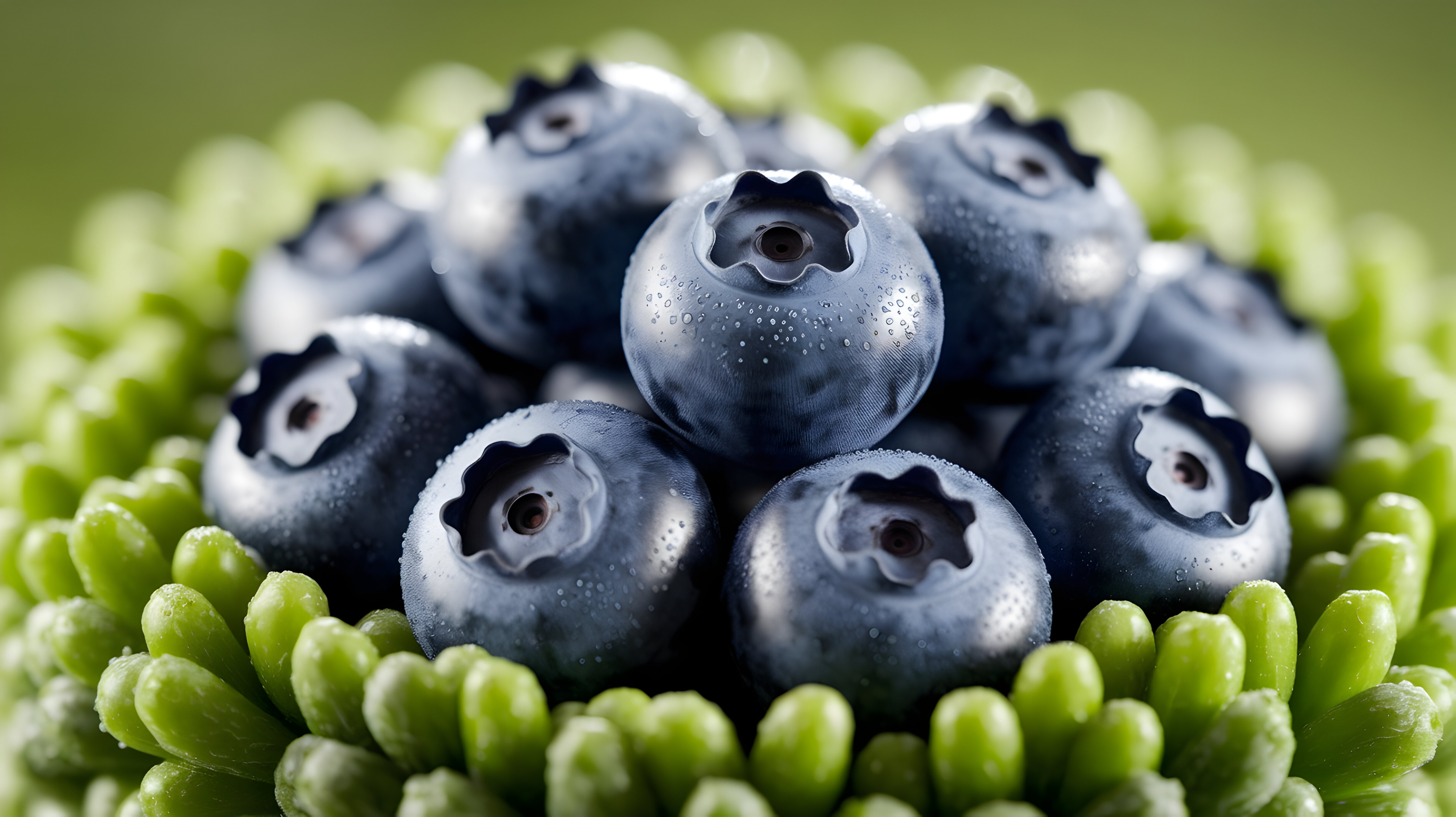 Fresh Blueberries Close-Up Photo on Lummi