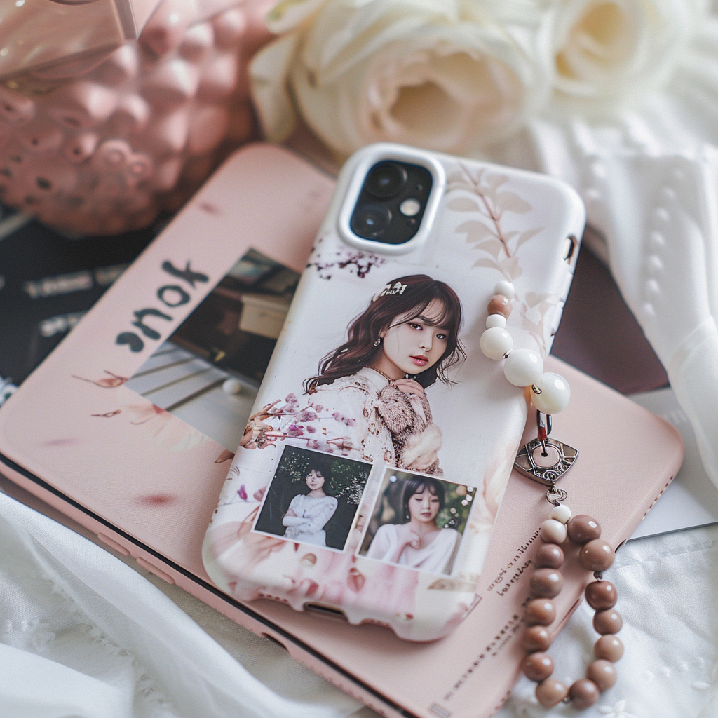 Stylish Feminine Tech Workspace Photo on Lummi