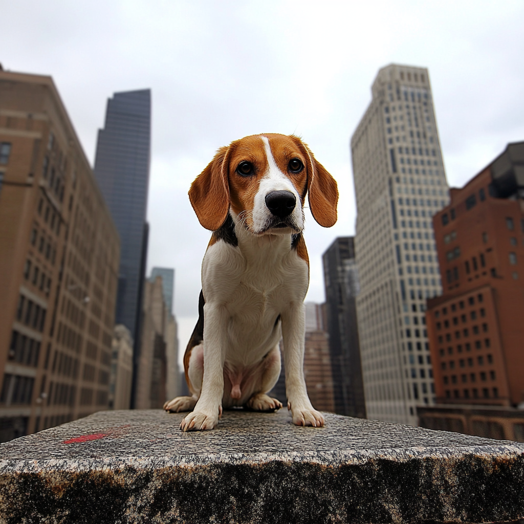 Beagle in the City Photo on Lummi