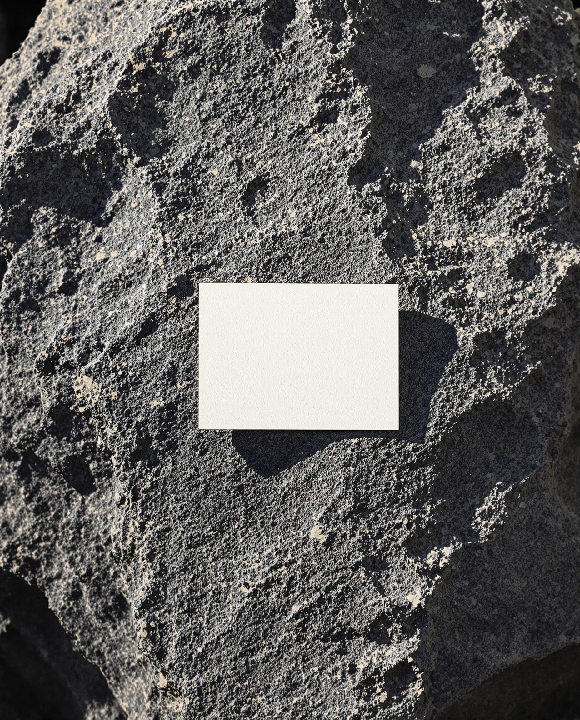 Paper on Textured Rock Photo on Lummi