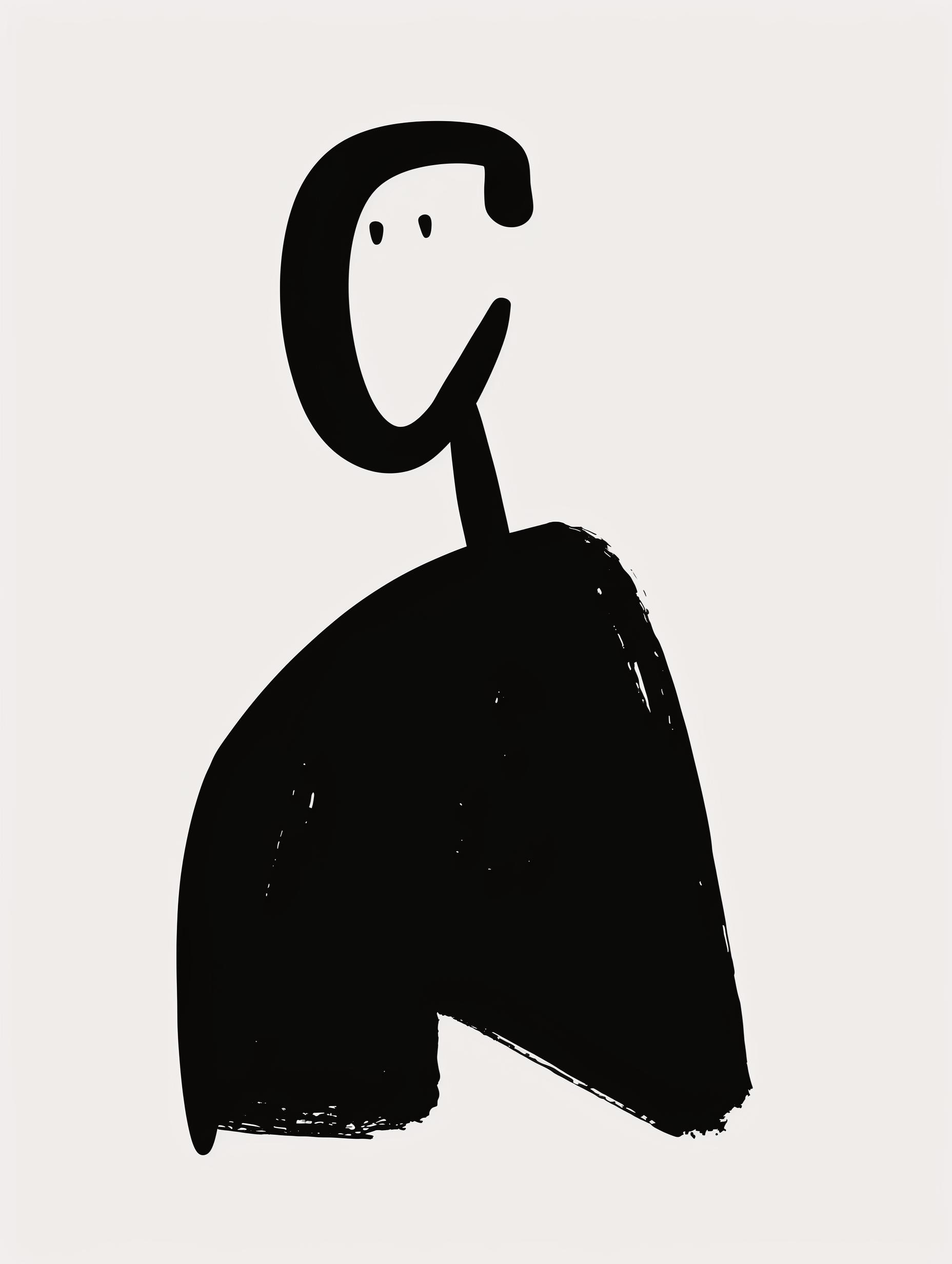 Minimalist Human Figure Illustration on Lummi
