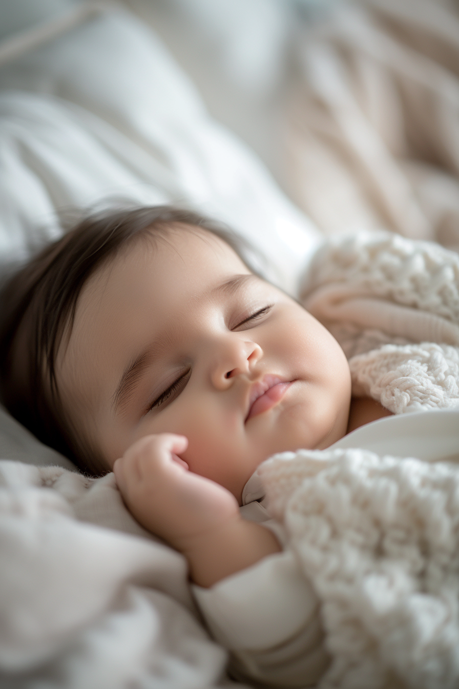 Serene Sleeping Baby Photo On Lummi