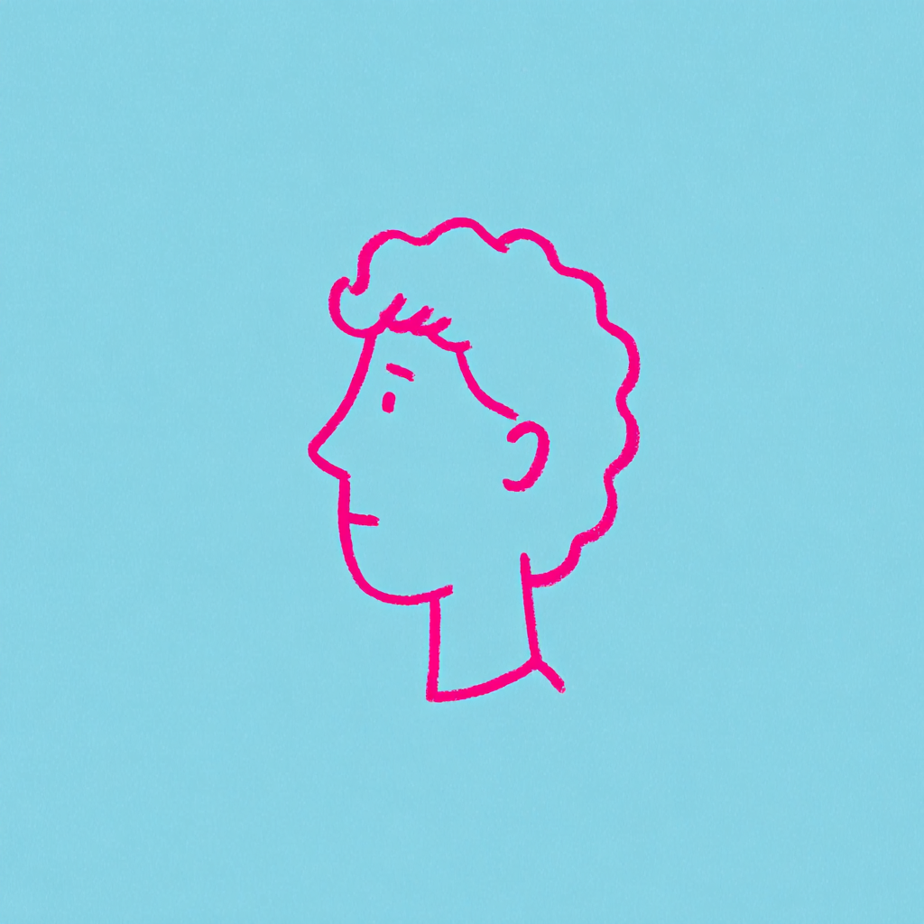 Minimalist Profile Art Illustration on Lummi