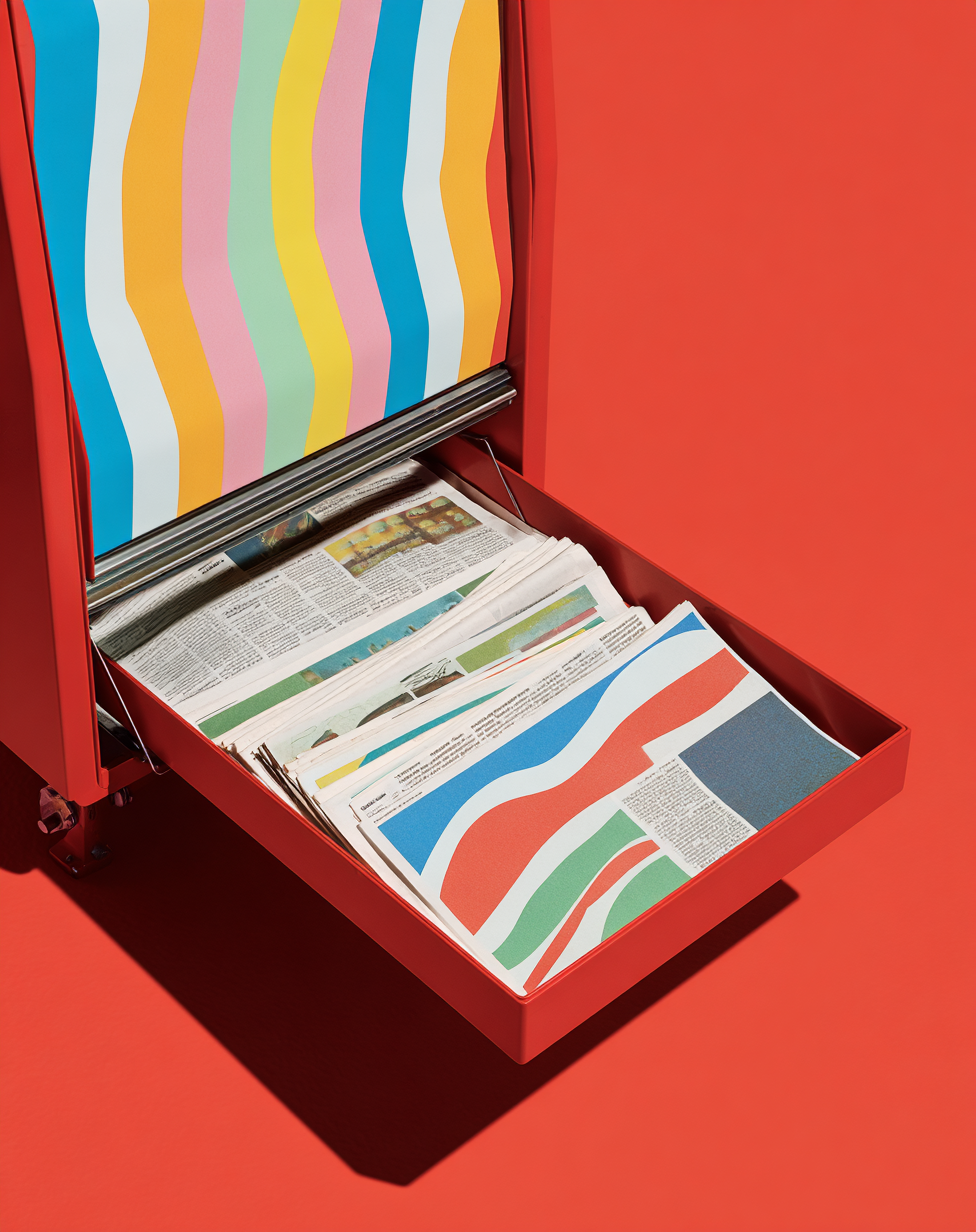 Colorful Newspaper Box Photo on Lummi