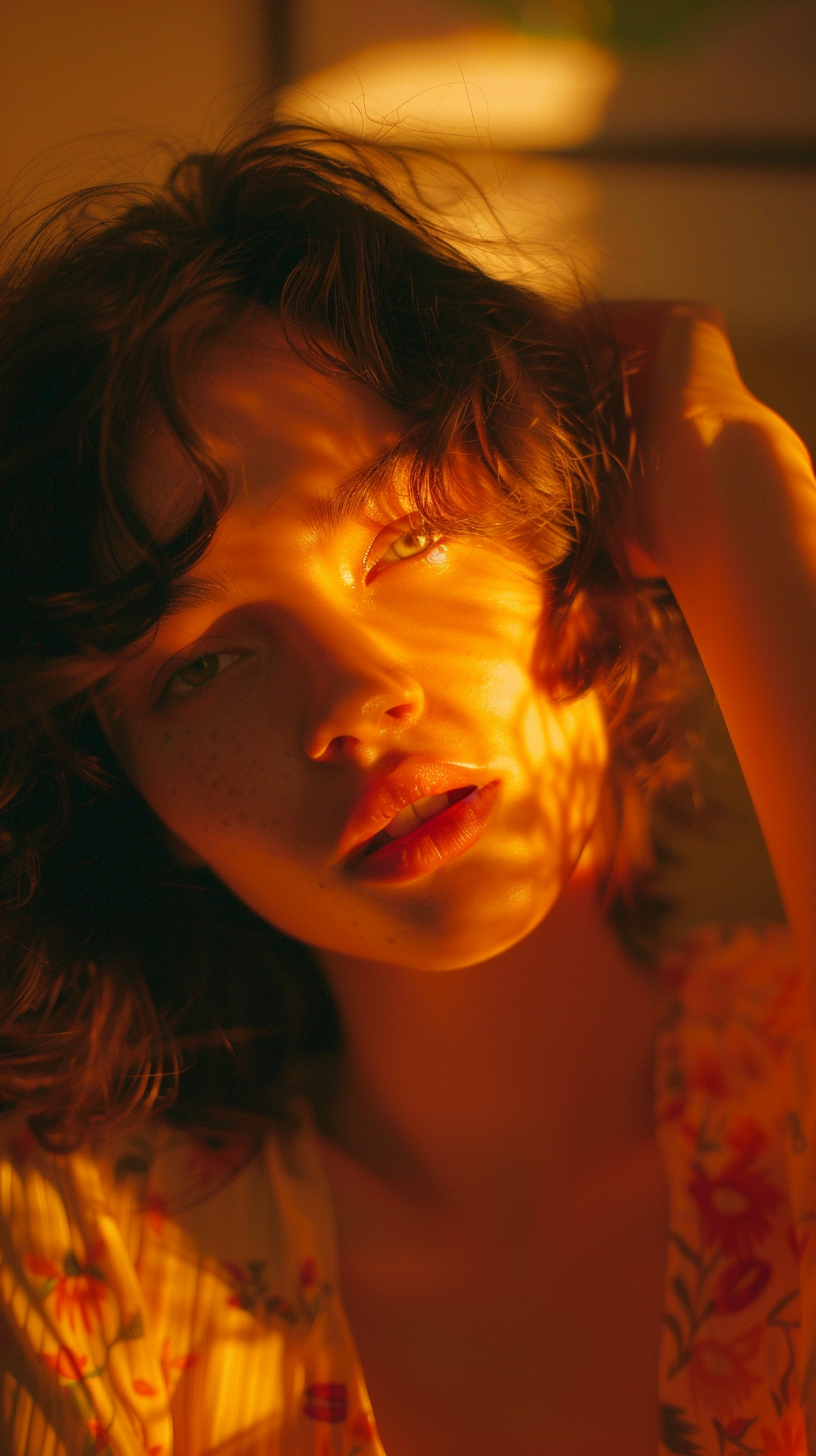 Golden Hour Portrait Photo on Lummi