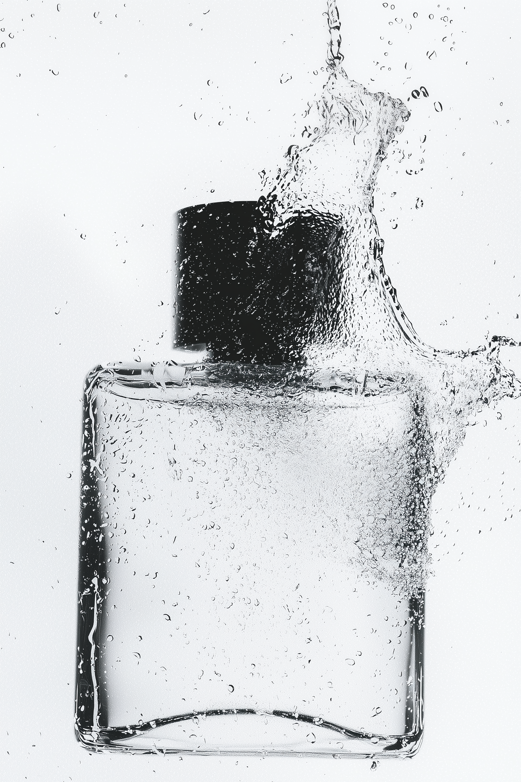 Glass Bottle Splash Photo on Lummi