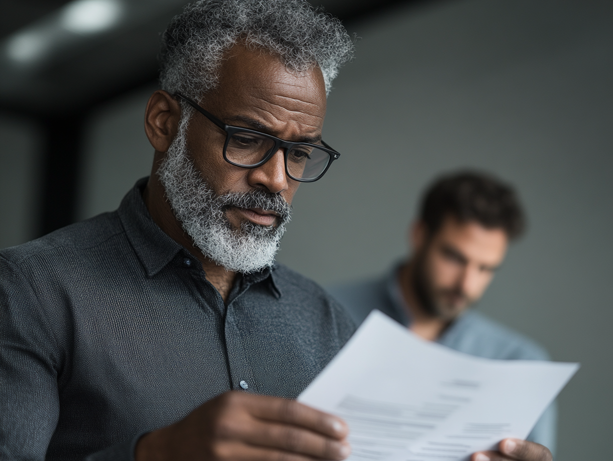 Man Reading Document Photo on Lummi
