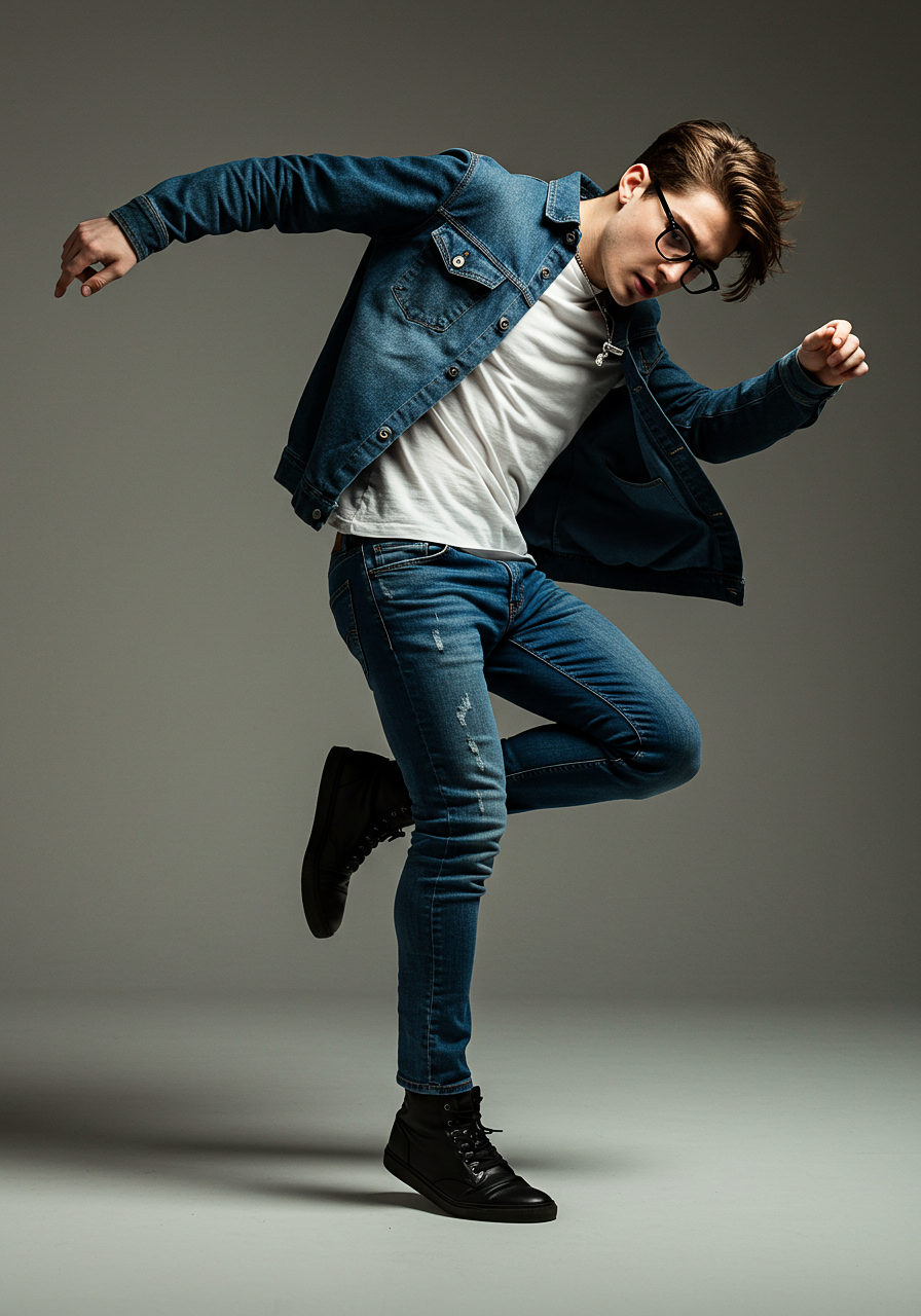 Dynamic Dance Pose Photo on Lummi