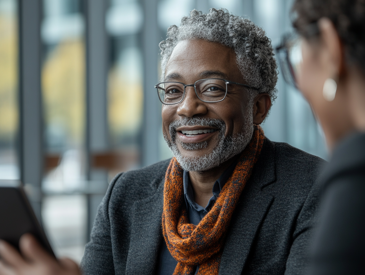 Warm Conversation Photo on Lummi