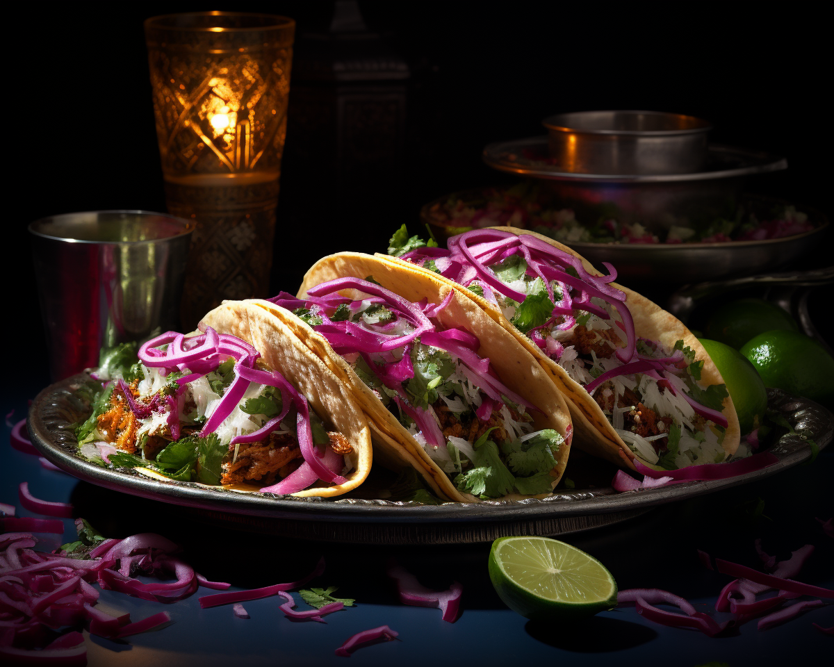 Gourmet Tacos with Artisanal Presentation Photo on Lummi