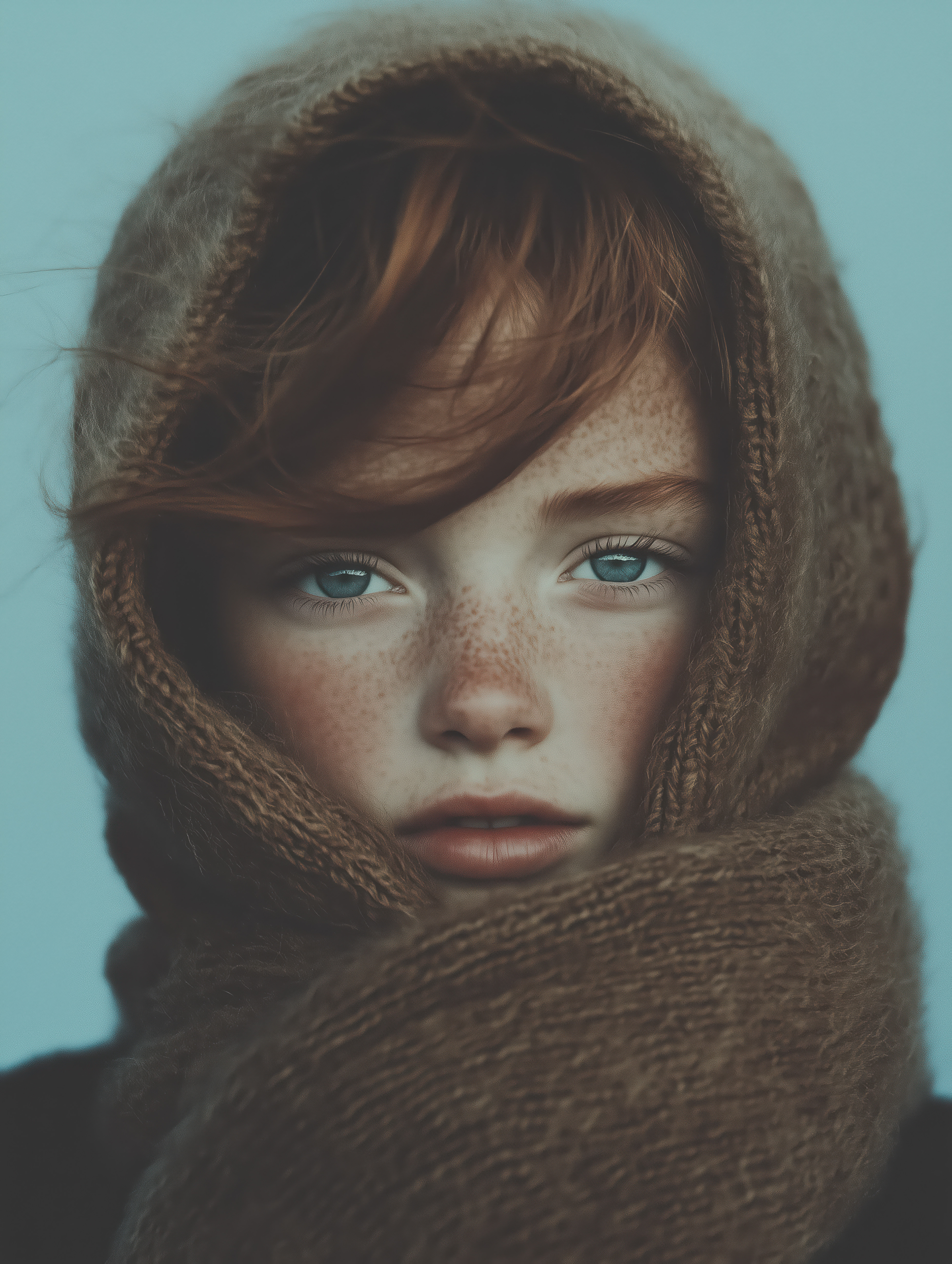 Portrait with Scarf Photo on Lummi