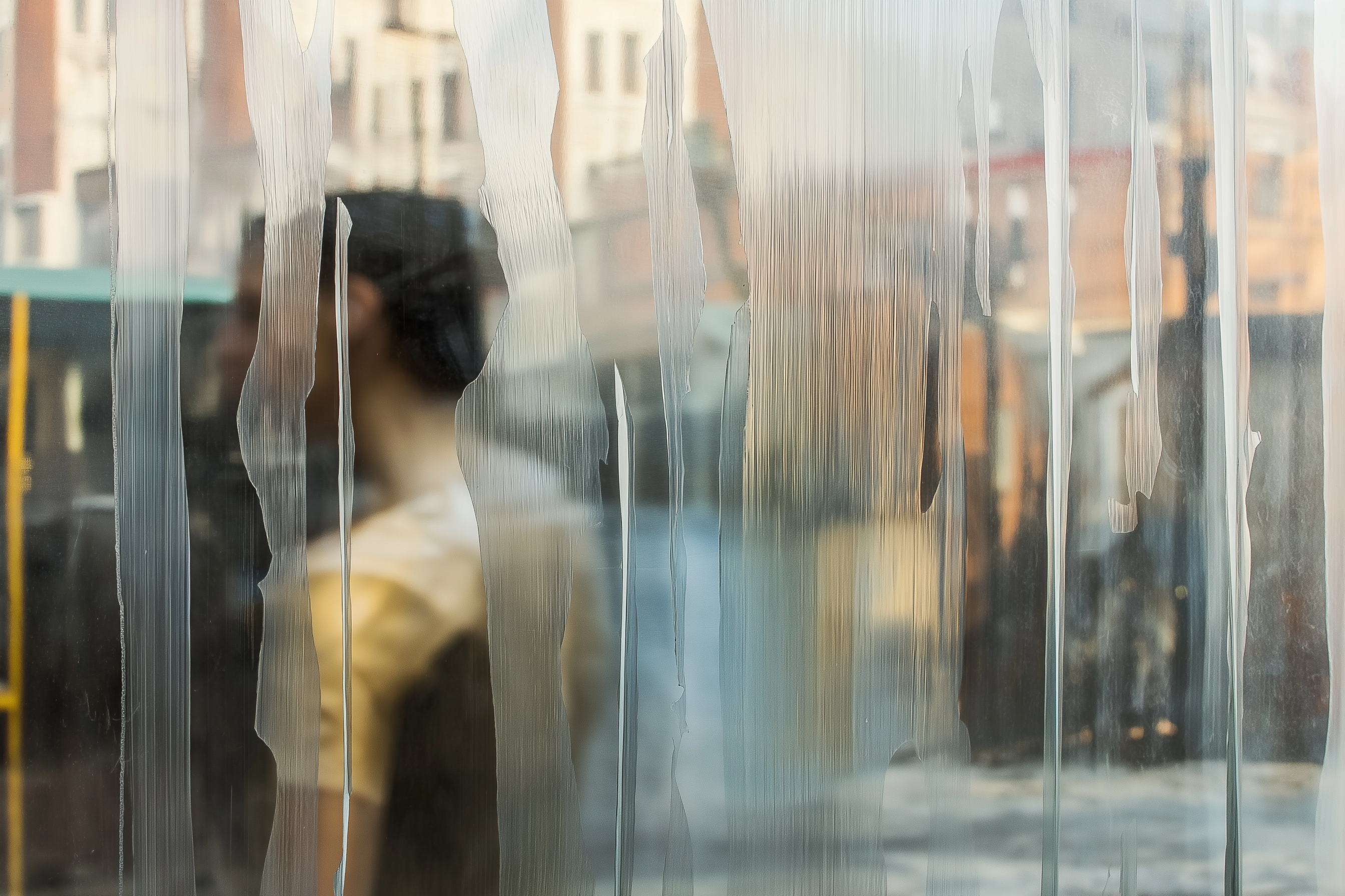 Lummi Photo - Abstract Figure Behind Glass