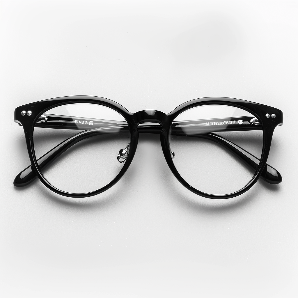 Retro Black-Framed Eyeglasses Photo on Lummi