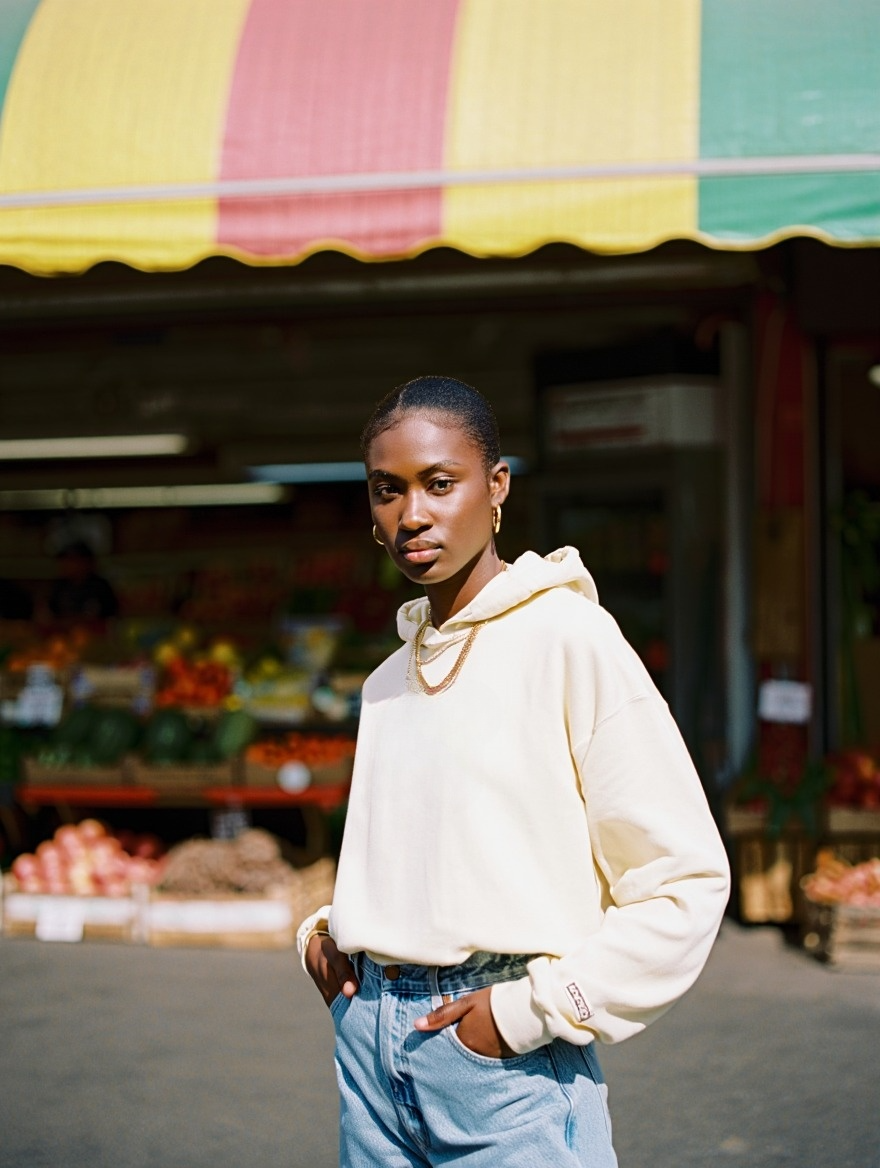 Outdoor Market Portrait Photo on Lummi
