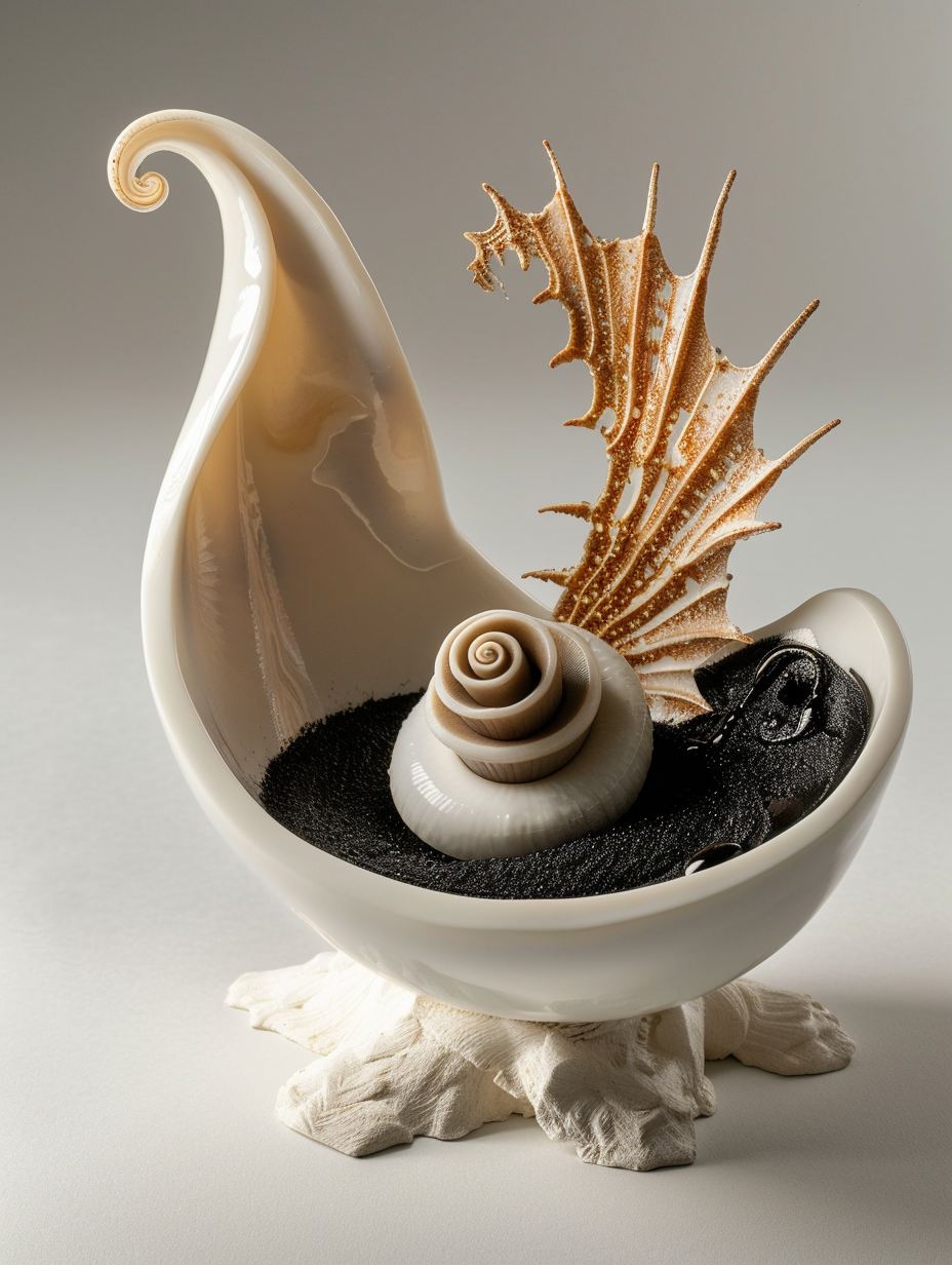 Elegant Shell Composition Photo on Lummi