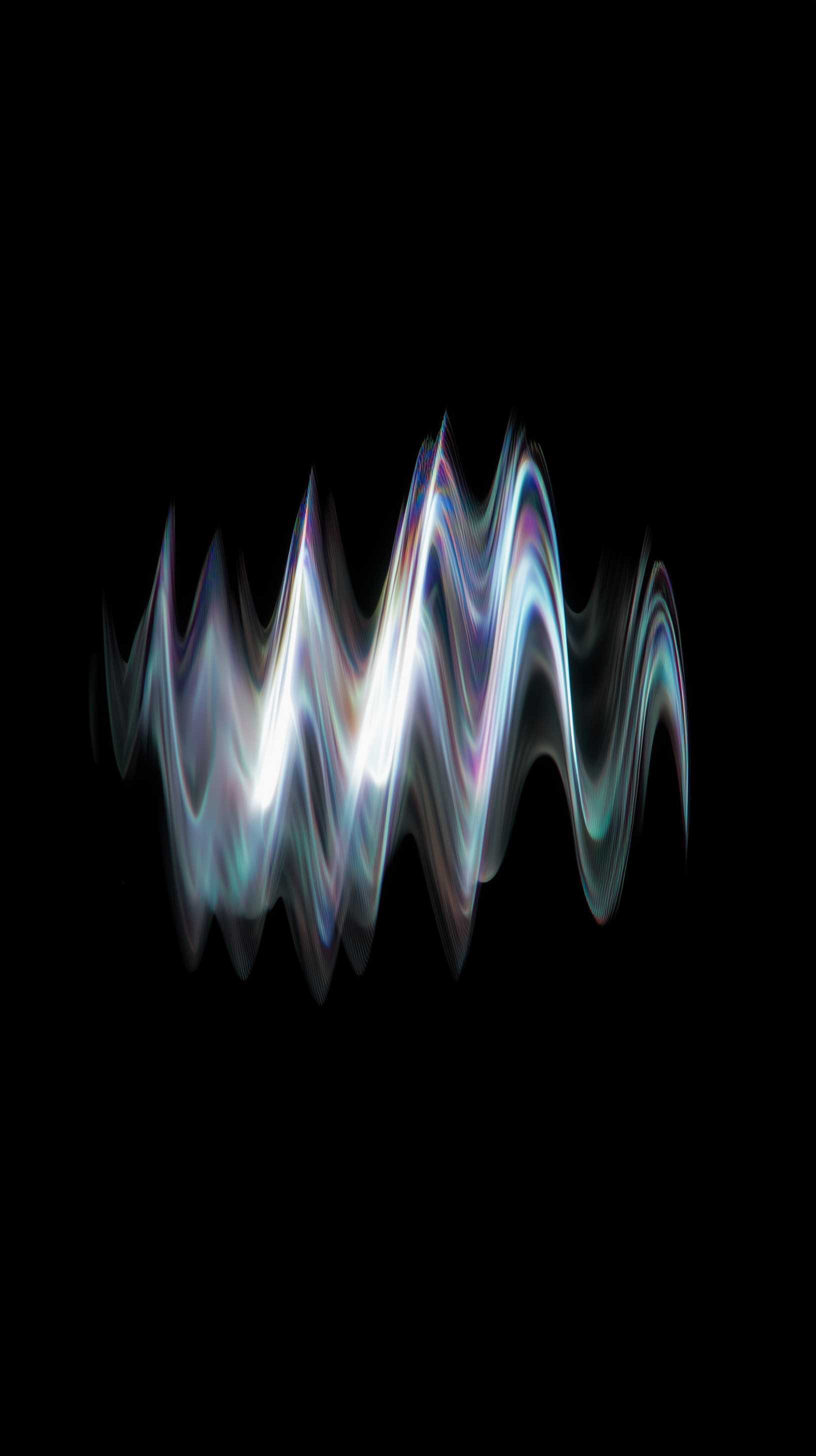 Abstract Light Waves Illustration on Lummi